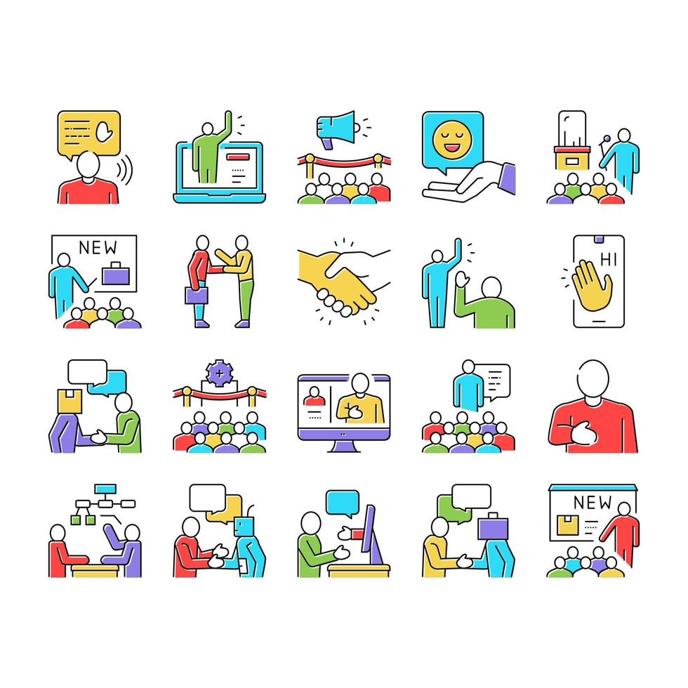 Introduction Speech Collection Icons Set Vector 19588877 Vector Art at ... Introduction Speech Collection Icons Set Vector 19588877 Vector Art at ...