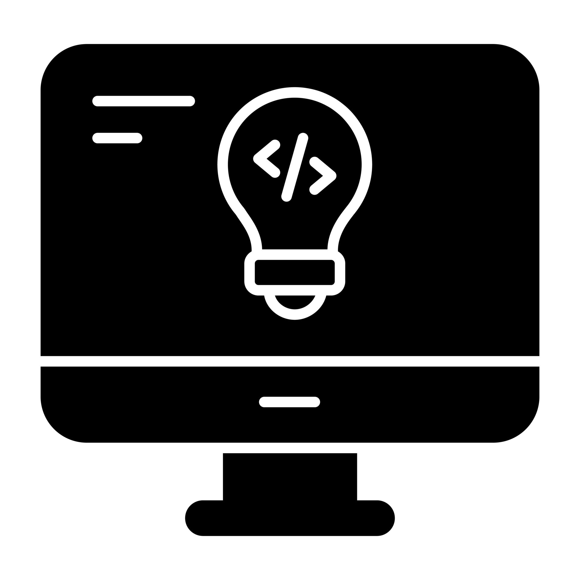 Filled design icon of coding idea 19589883 Vector Art at Vecteezy