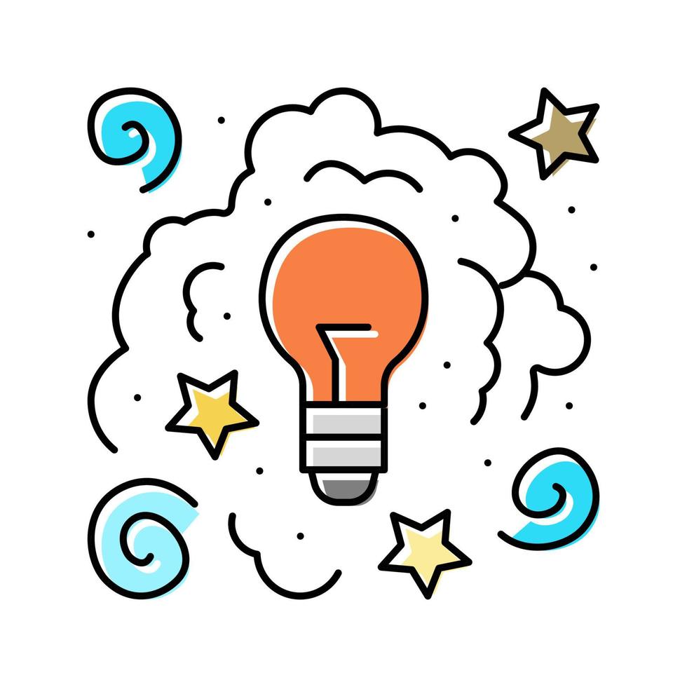 creative light bulb color icon vector illustration 19590659 Vector Art ...