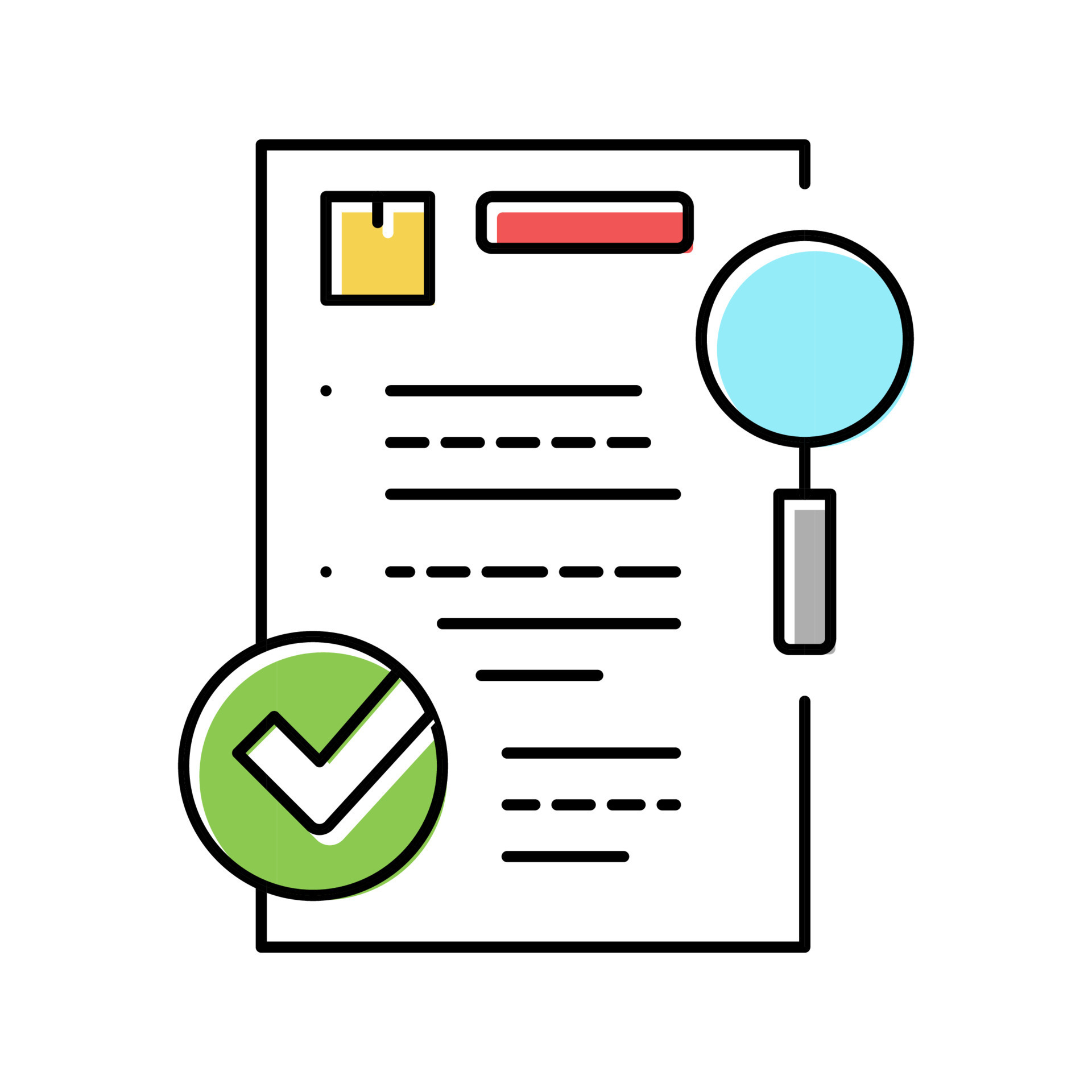 requisition review color icon vector illustration 19591219 Vector Art ... requisition review color icon vector illustration 19591219 Vector Art ...