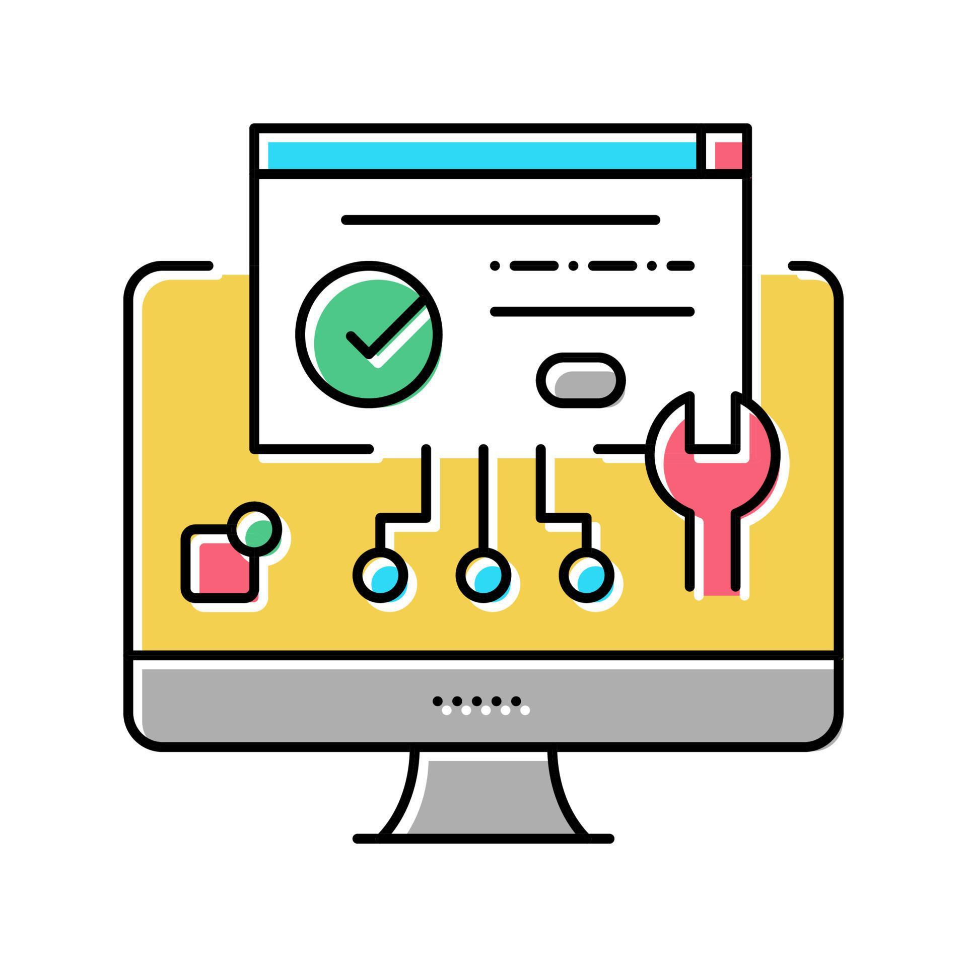 plugin program color icon vector illustration 19591610 Vector Art at ...