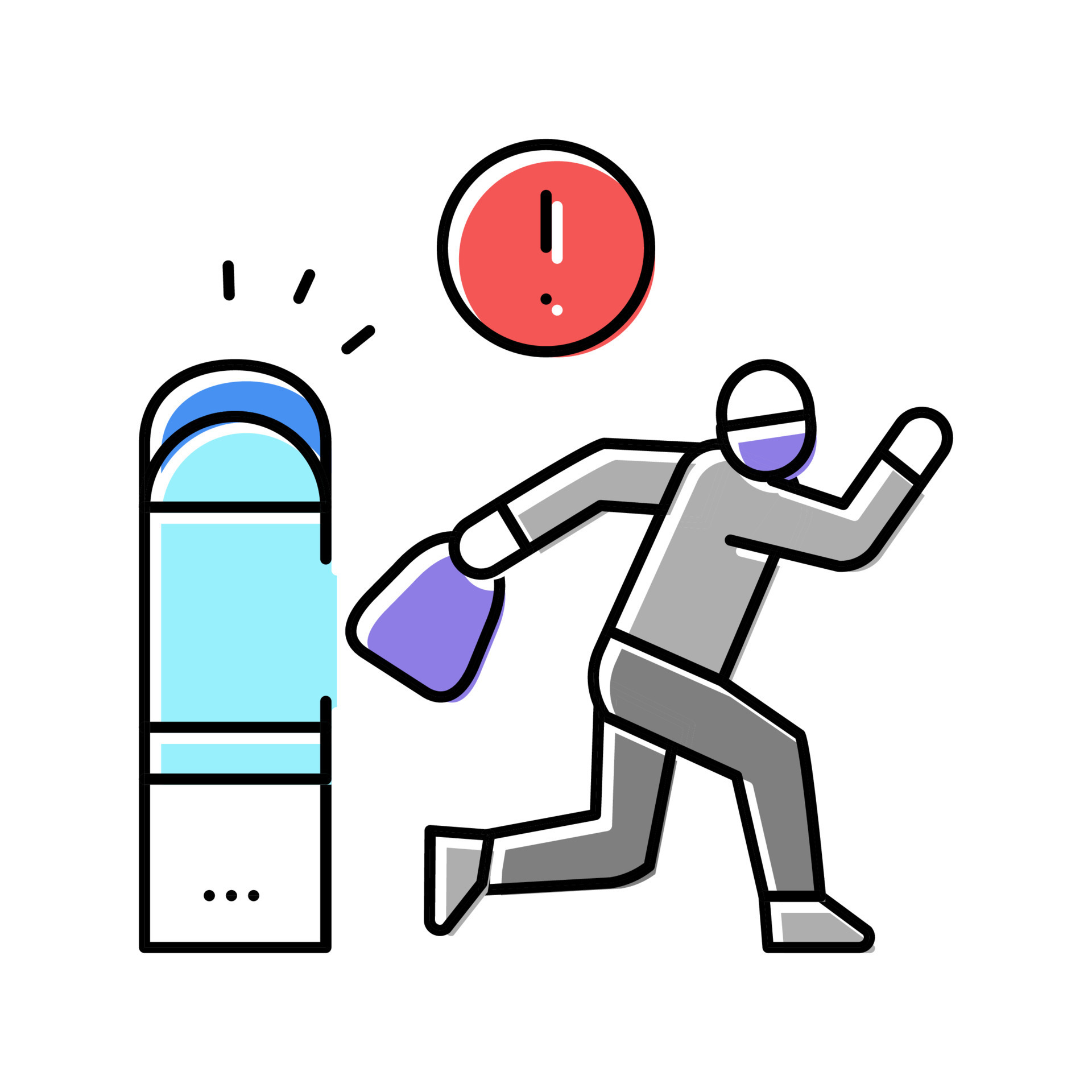 shoplifting crime color icon vector illustration 19591631 Vector Art at ... shoplifting crime color icon vector illustration 19591631 Vector Art at ...