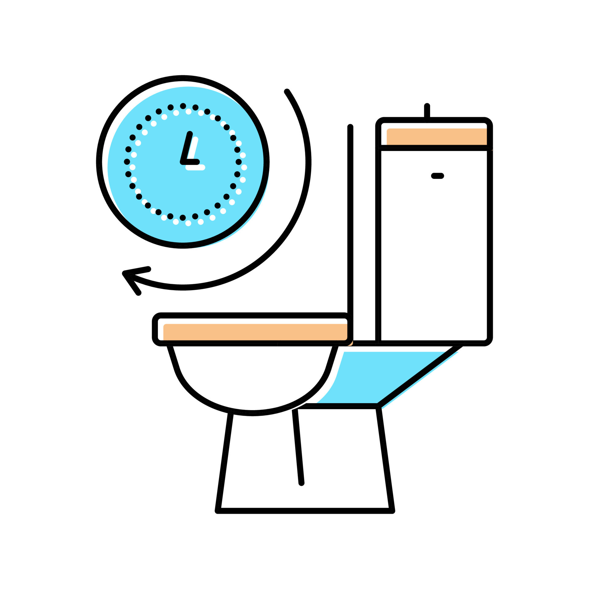 frequent urination color icon vector illustration 19591987 Vector Art ... frequent urination color icon vector illustration 19591987 Vector Art ...