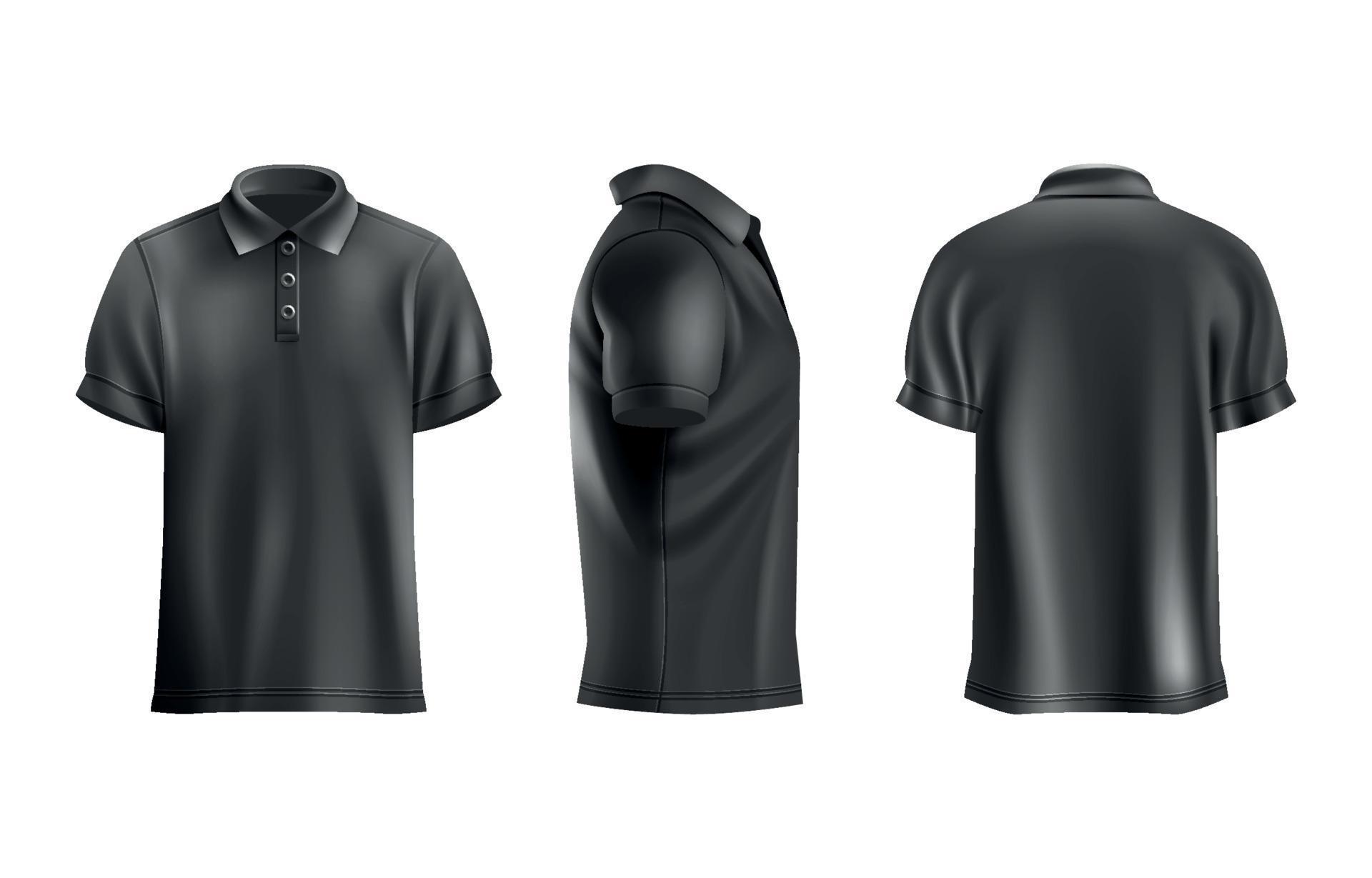 3D Black Polo Shirts 19592099 Vector Art at Vecteezy
