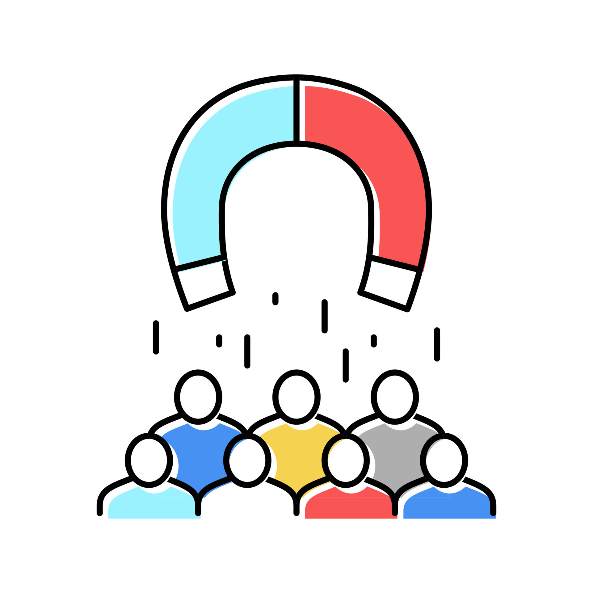 customer engagement color icon vector illustration 19592192 Vector Art at Vecteezy