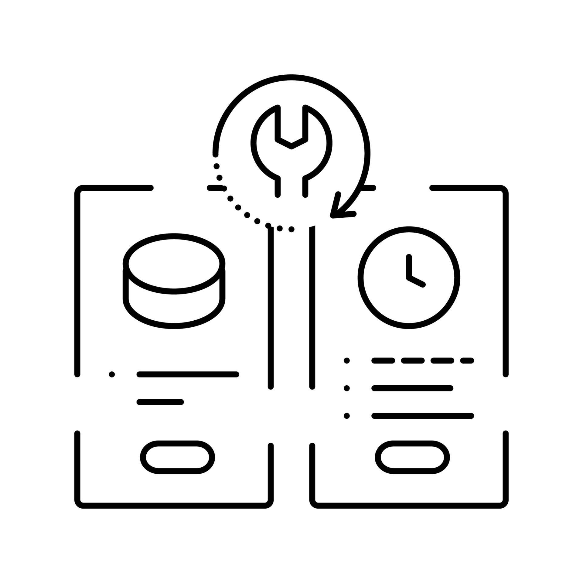 service options line icon vector illustration 19592395 Vector Art at ... service options line icon vector illustration 19592395 Vector Art at ...