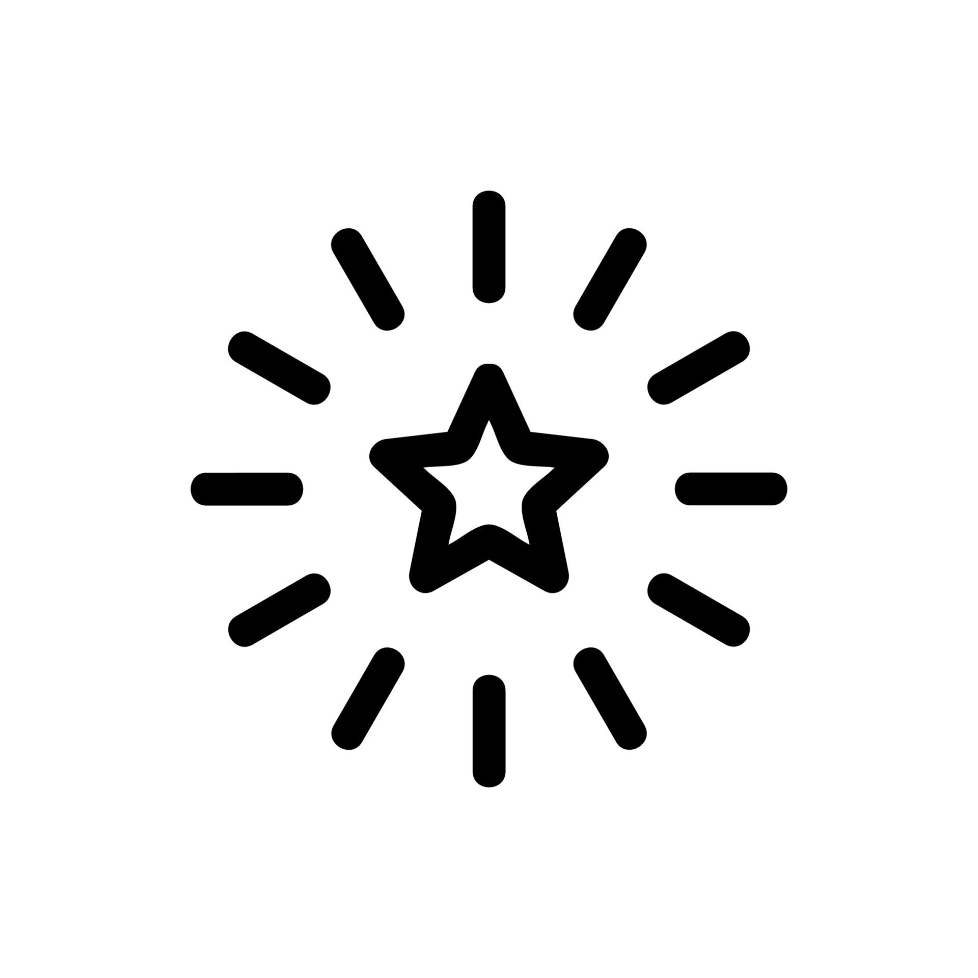 Star shining glitter icon vector. Isolated contour symbol illustration 19592593 Vector Art at ...