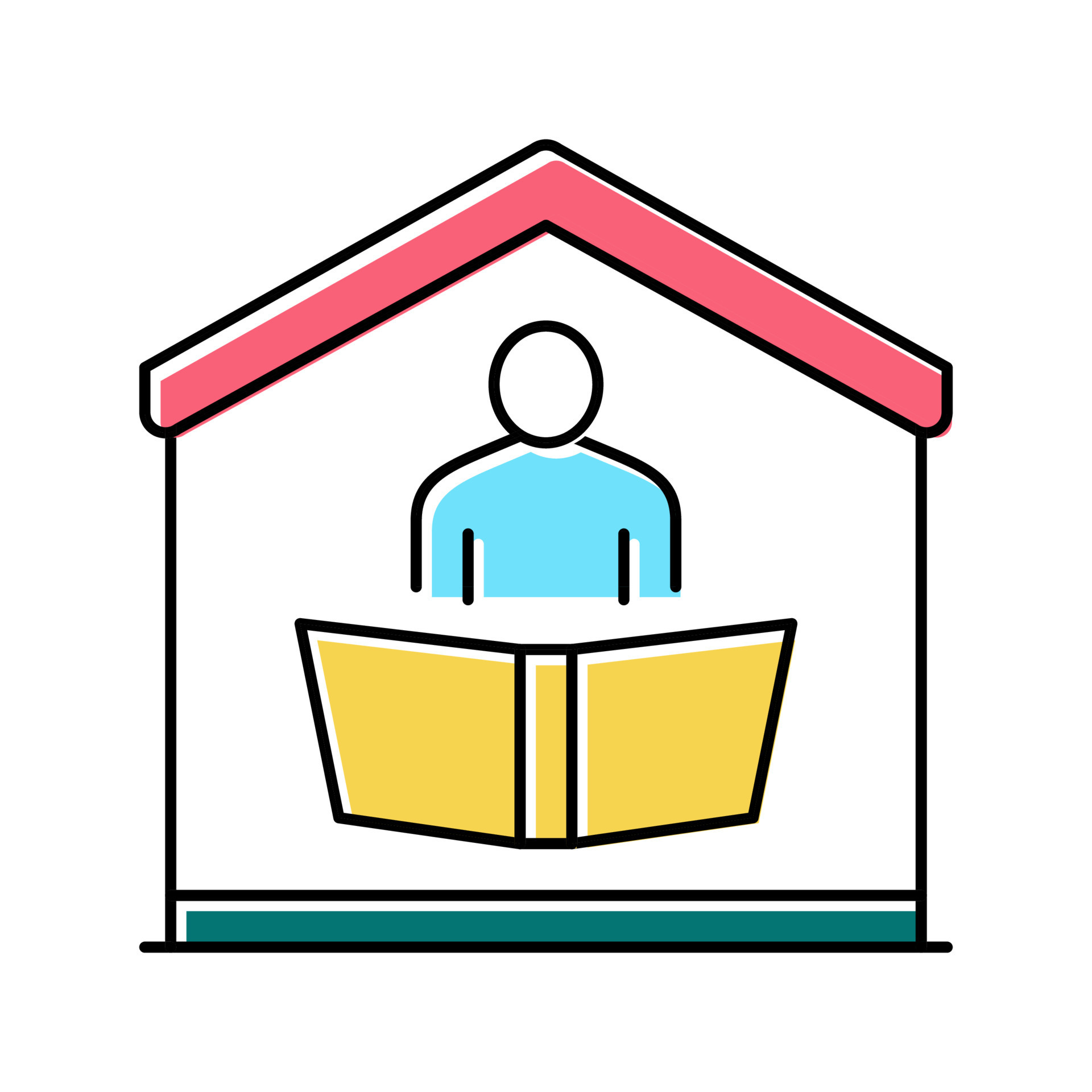 reading book color icon vector illustration 19592693 Vector Art at Vecteezy reading book color icon vector illustration 19592693 Vector Art at Vecteezy