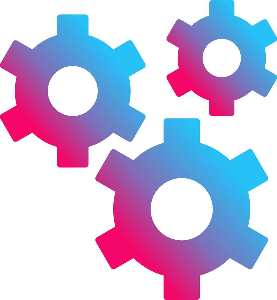 Gears Vector Icon 19594886 Vector Art at Vecteezy