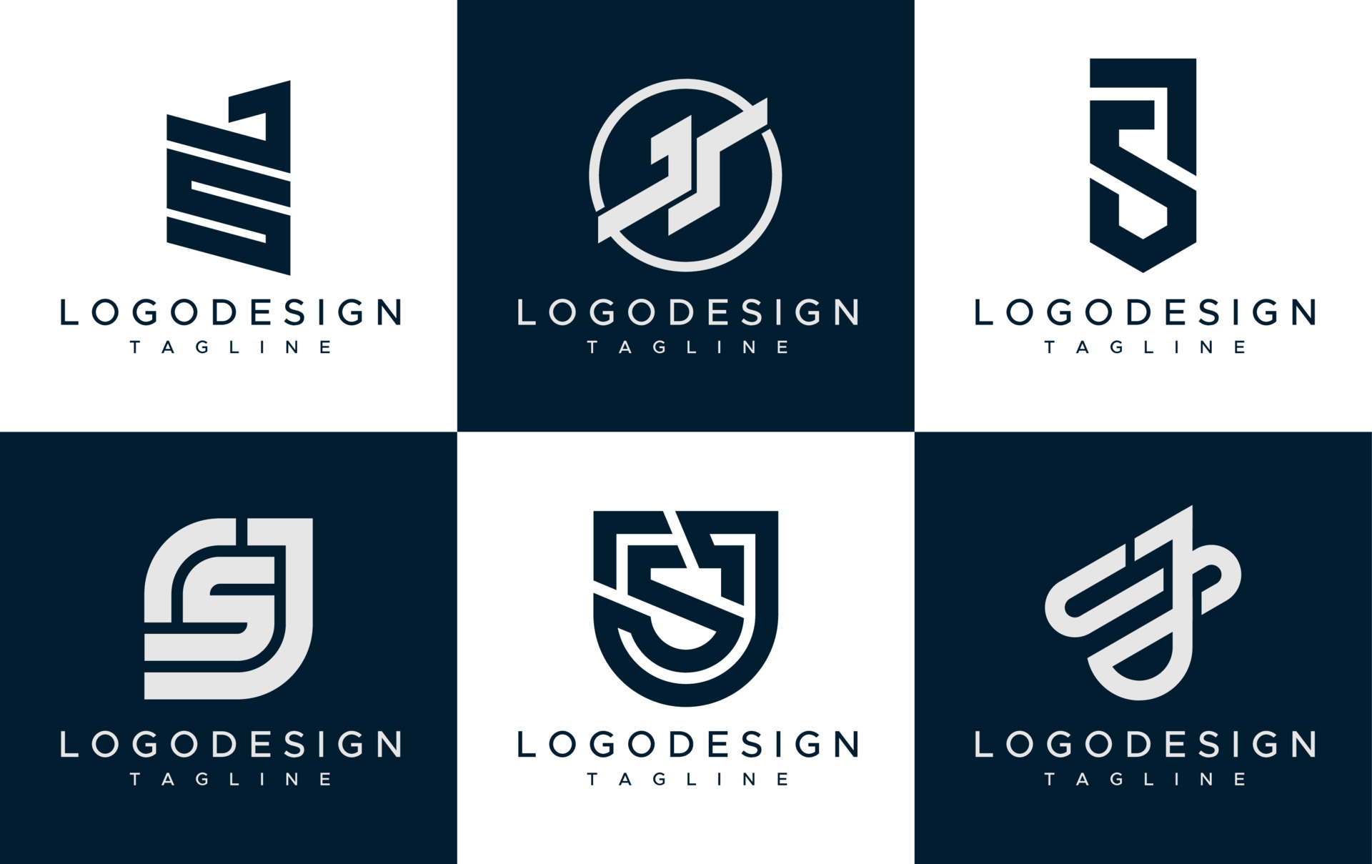 colección de diseño de logotipo js js. conjunto de vectores de logotipo ... colección de diseño de logotipo js js. conjunto de vectores de logotipo ...
