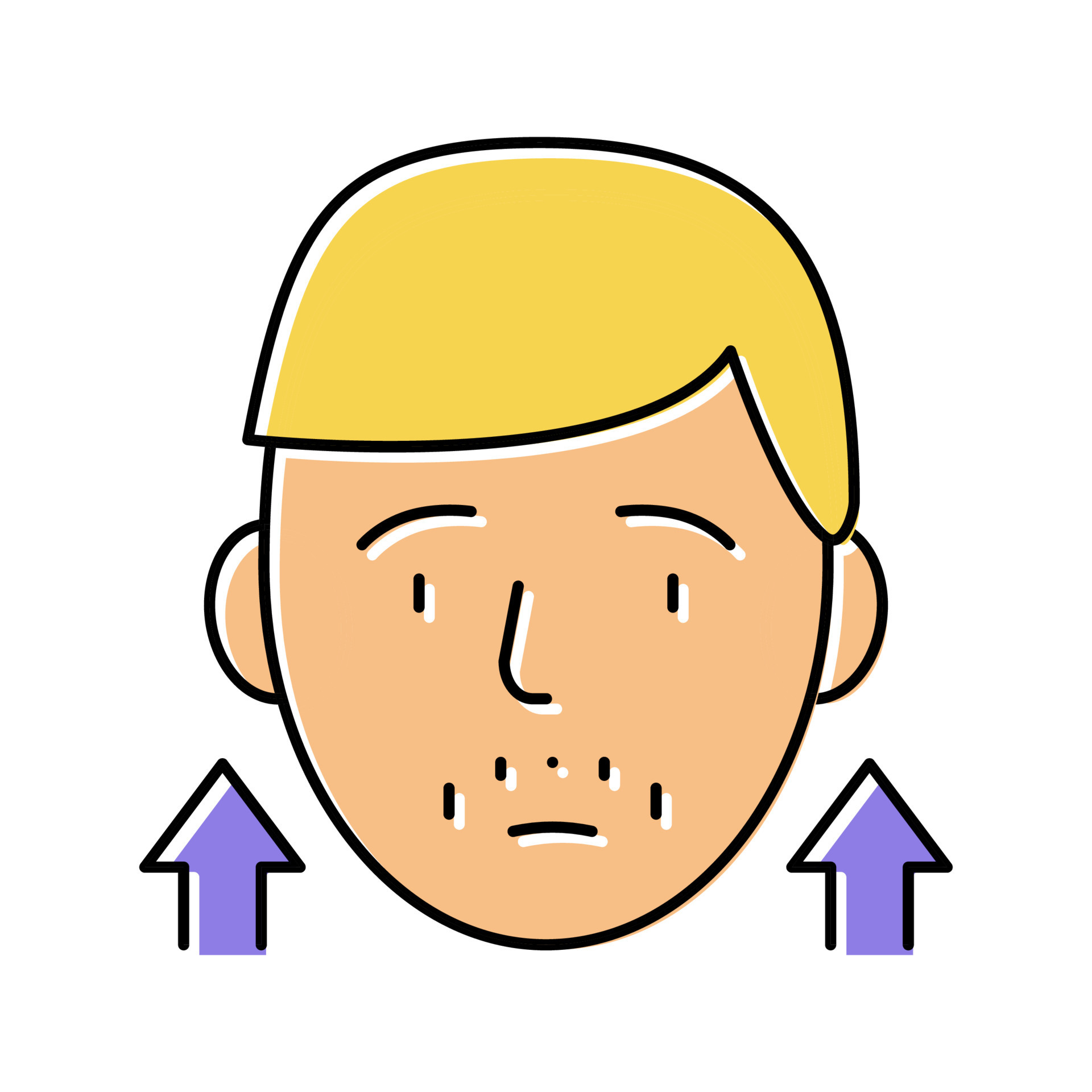 precocious puberty endocrinology color icon vector illustration ... precocious puberty endocrinology color icon vector illustration ...