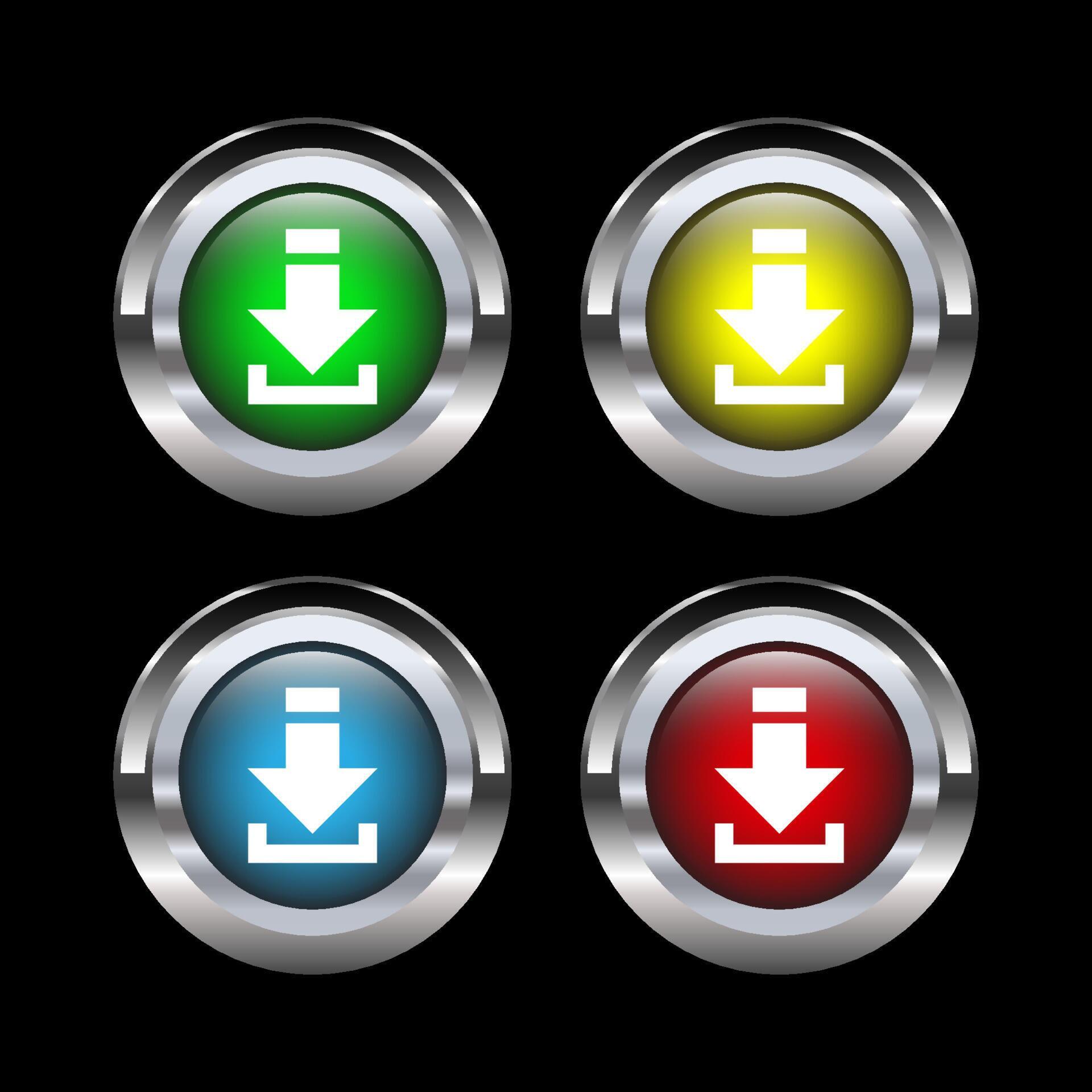 Click here vector buttons collection. Internet clicking button icons ...