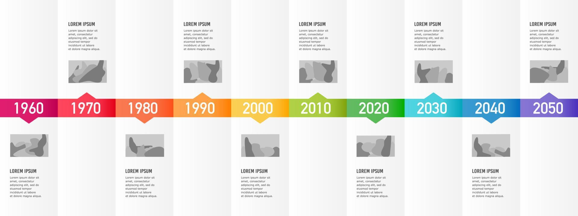 10 Important historical event timeline infographic brochure. 19599859 ...