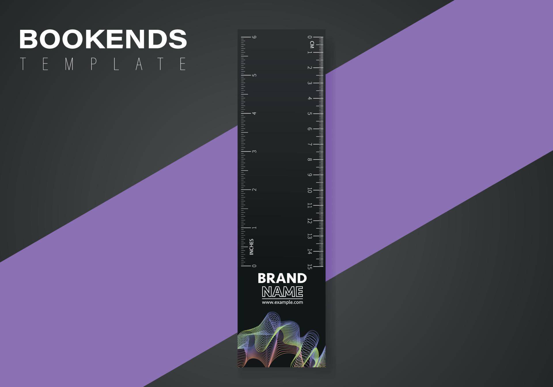 Business modern bookmarks template design. Vector bookmark template ...