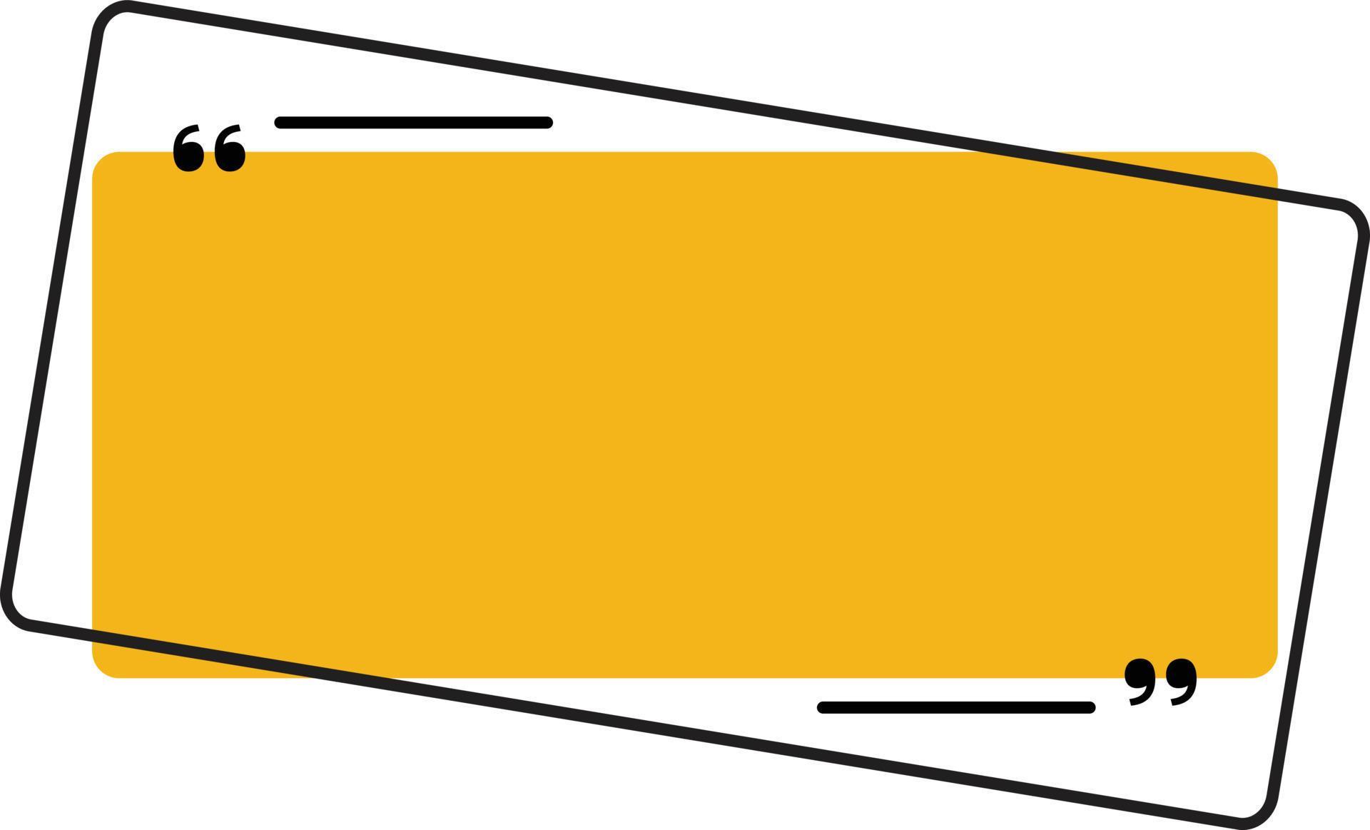 Yellow And Black Dialog Box 19602301 Vector Art at Vecteezy