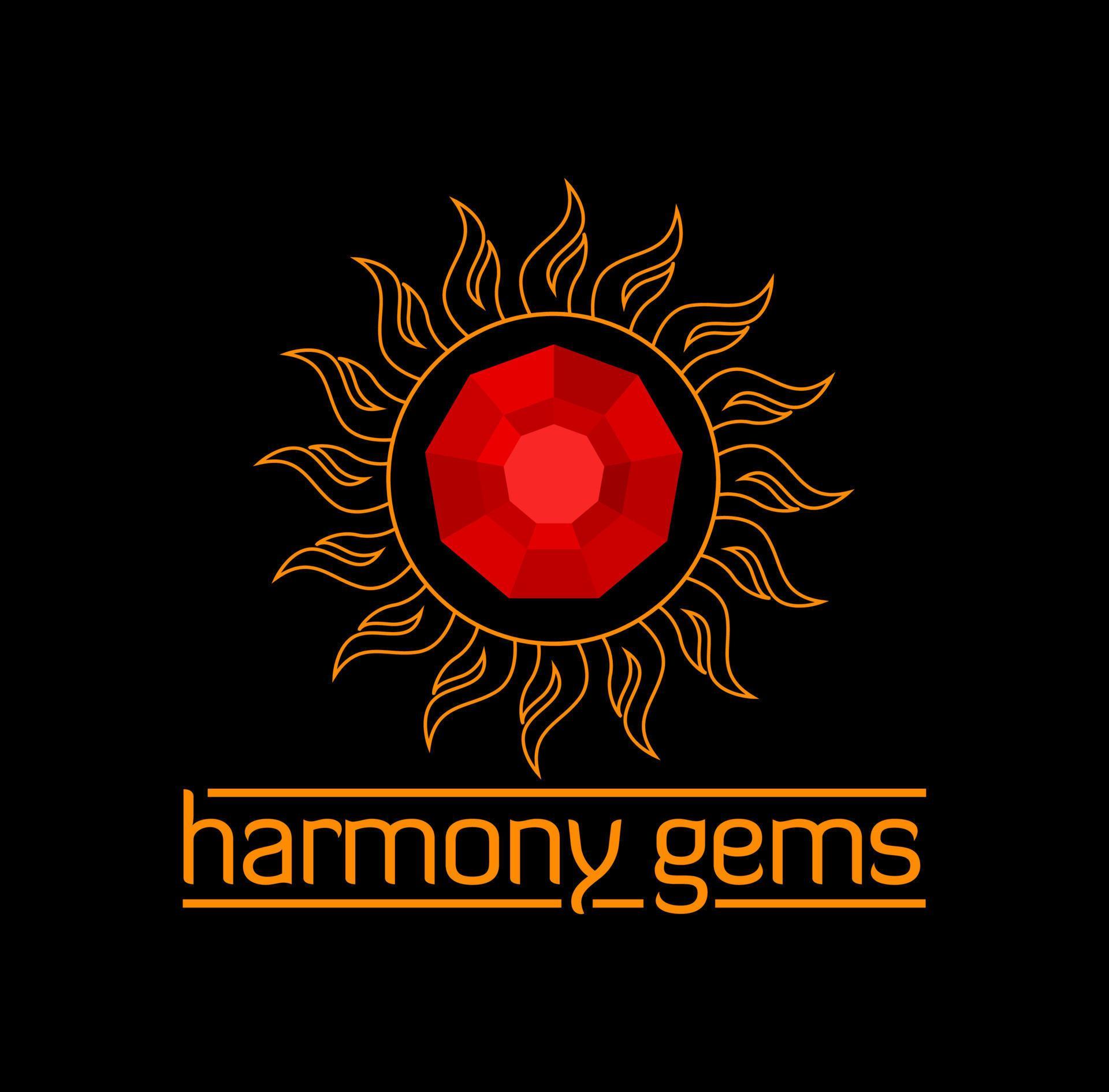 Harmony Gems logo. Monogram Harmony gems. 19603492 Vector Art at Vecteezy
