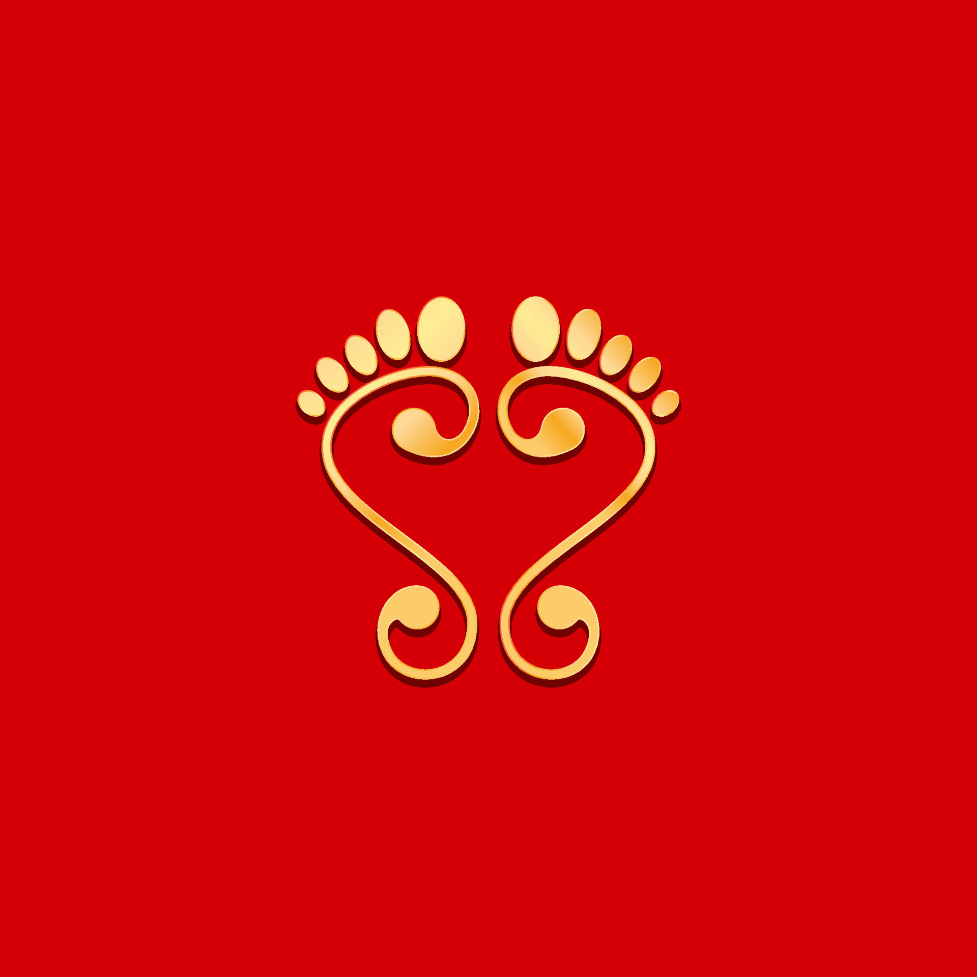 Mahalaxmi Golden Footprints. 19603932 Vector Art at Vecteezy