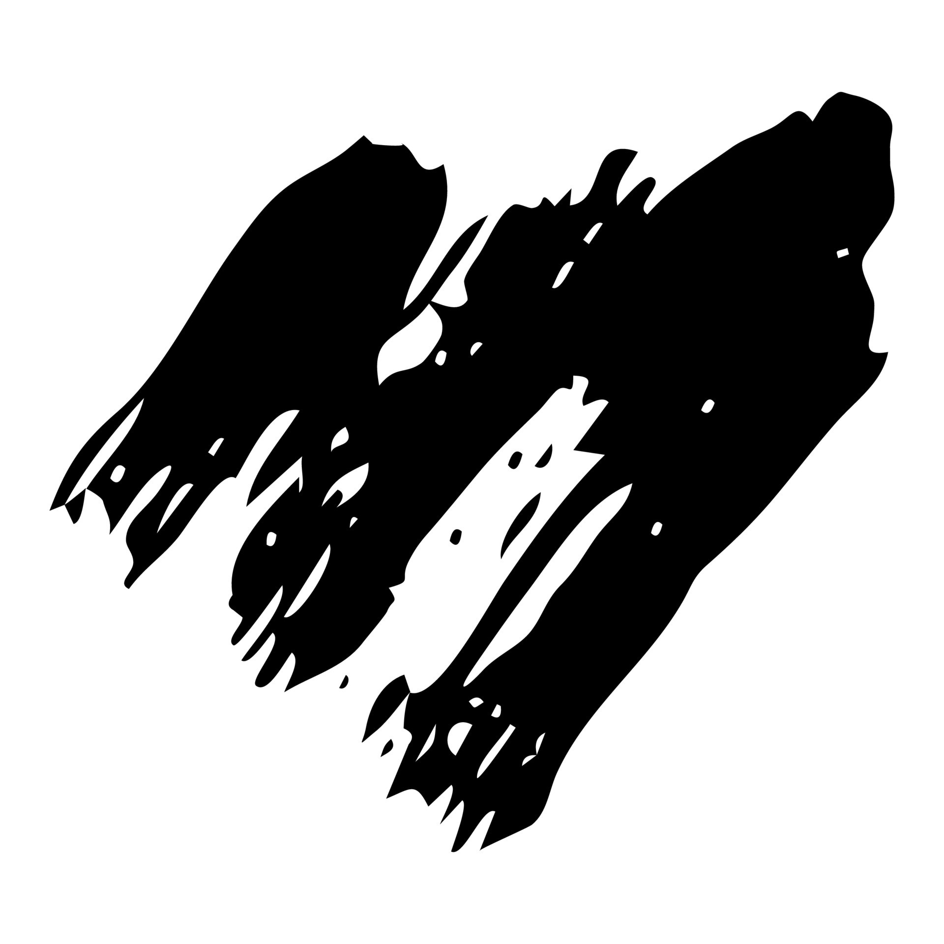 Sketch Scribble Smear. Hand drawn Paint Scribble Stains. Vector ... Sketch Scribble Smear. Hand drawn Paint Scribble Stains. Vector ...