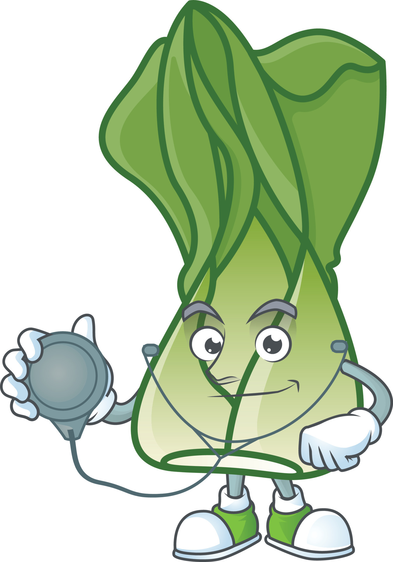 estilo de personaje de dibujos animados de bok choy 19604834 Vector en Vecteezy