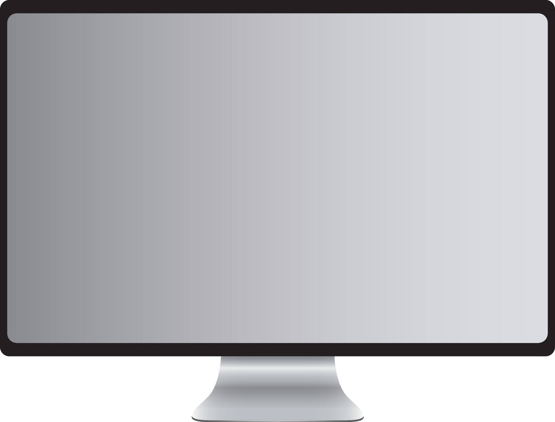 Computer Monitor Vector Illustration 19605706 Vector Art At Vecteezy