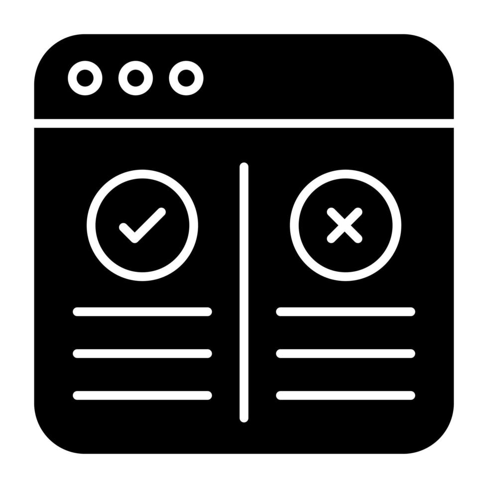 An icon design of web selection 19605766 Vector Art at Vecteezy