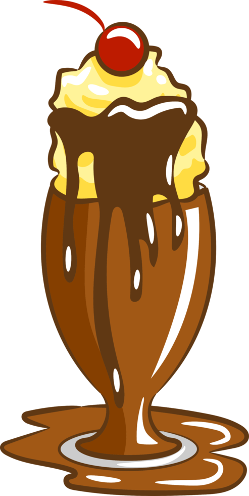 Ice Cream Sundae Chocolate Png Graphic Clipart Design 19607037 Png