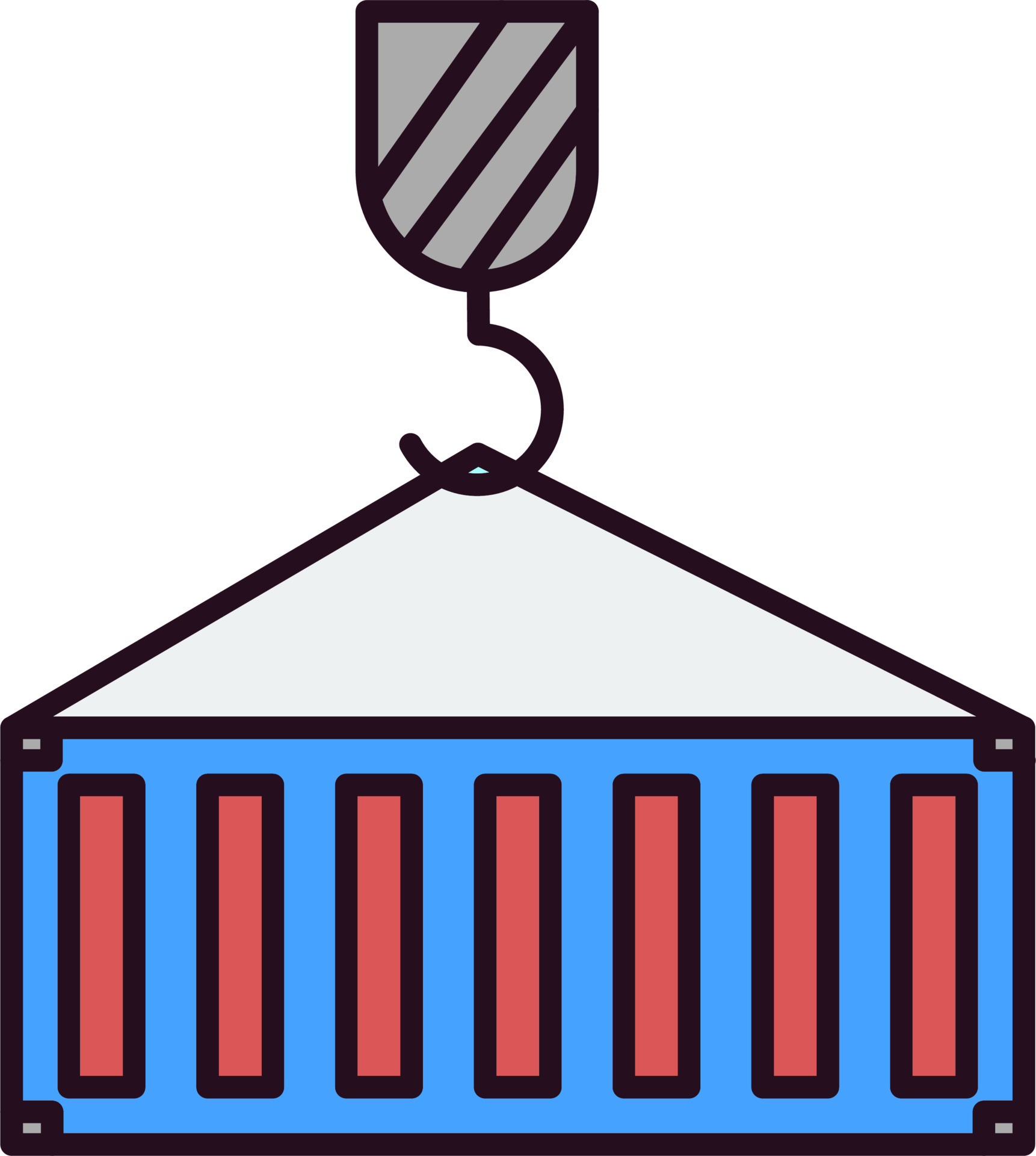 Container Vector Icon 19607183 Vector Art at Vecteezy