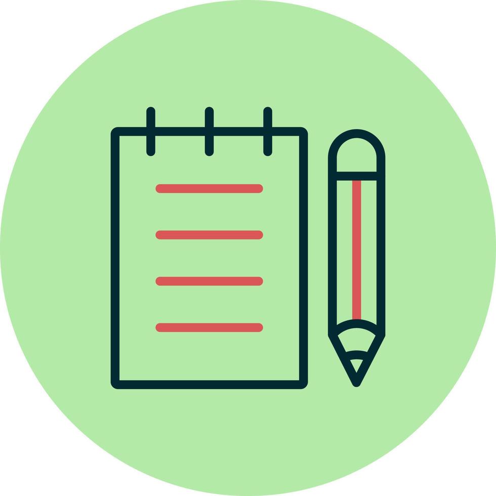 Notes Vector Icon 19607233 Vector Art at Vecteezy