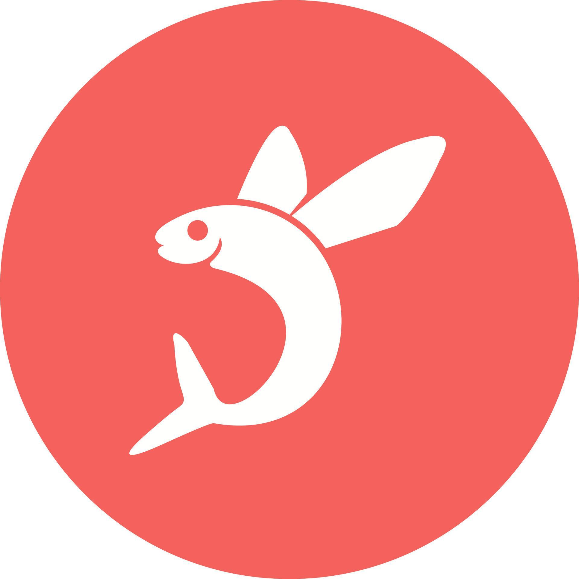 Flying Fish Vector Icon 19607284 Vector Art at Vecteezy