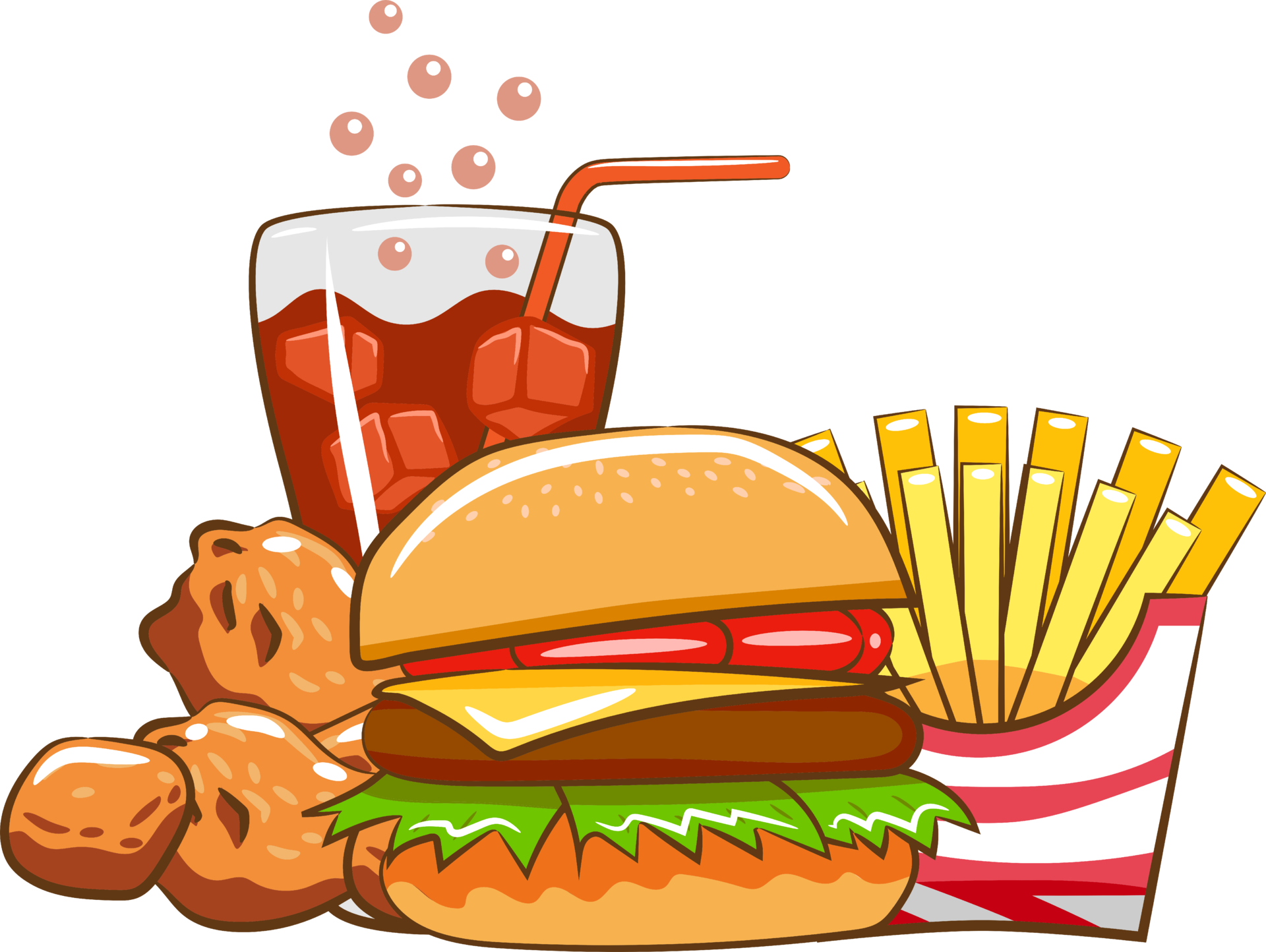 Fast food vector clipart design png graphic clipart design 19607567 PNG Fast food vector clipart design png graphic clipart design 19607567 PNG