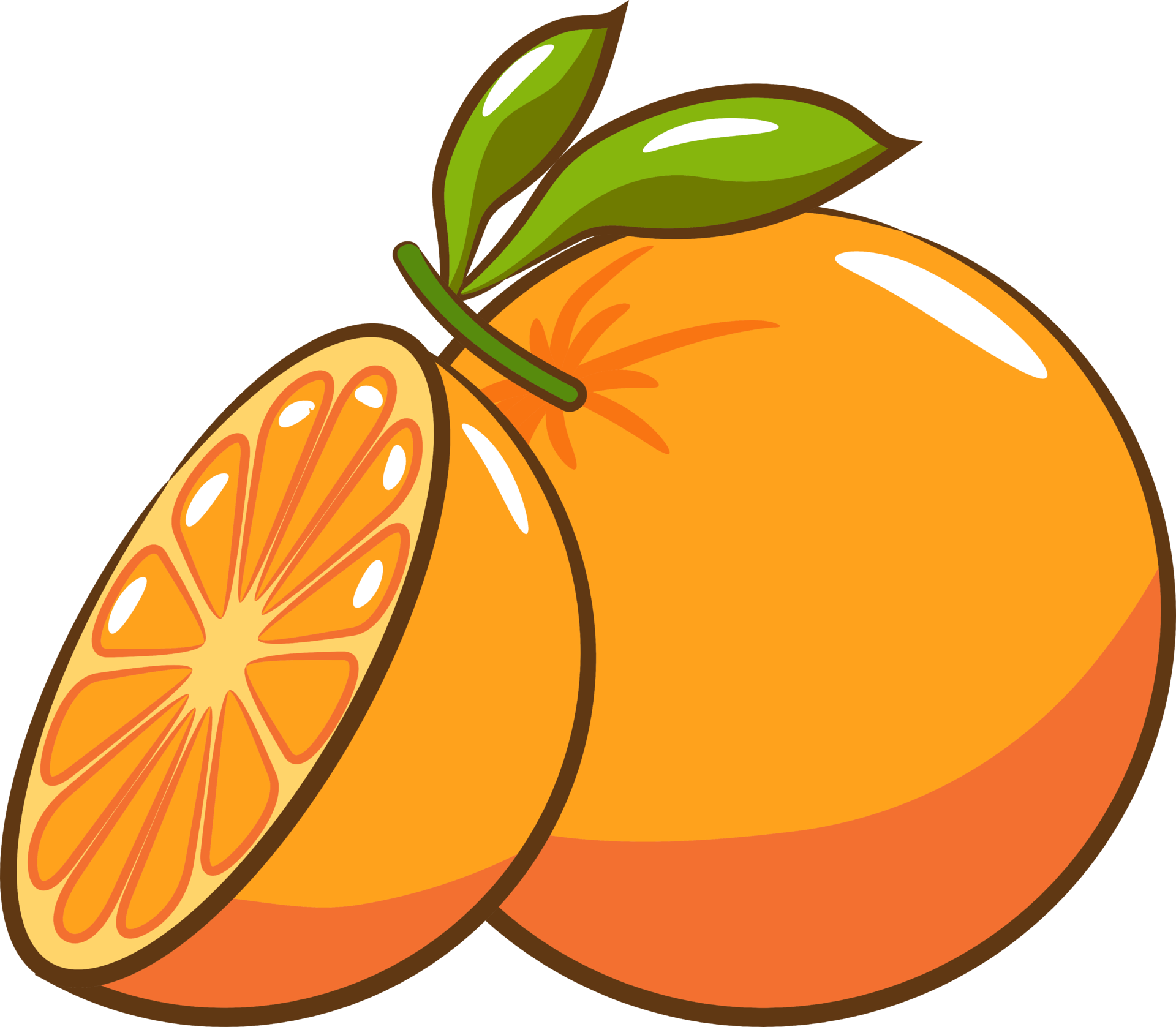 Orange png graphic clipart design 19607579 PNG