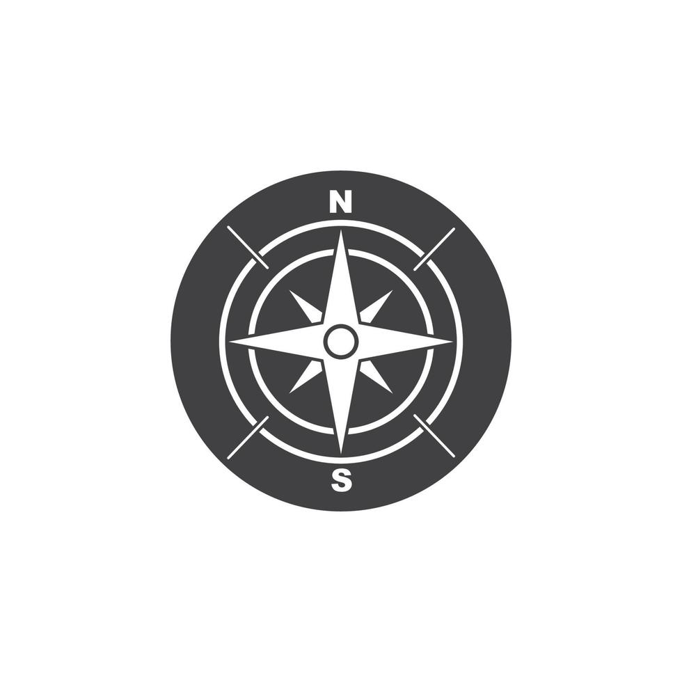 Compass Logo Template Vector Icon Illustration 19608359 Vector Art At