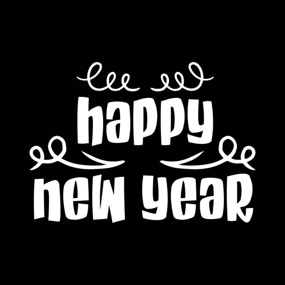 Happy New Year T Shirt Design 19613380 Vector Art At Vecteezy