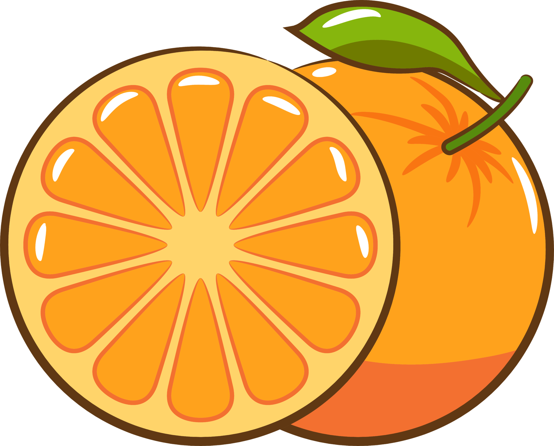 Orange png graphic clipart design 19614329 PNG
