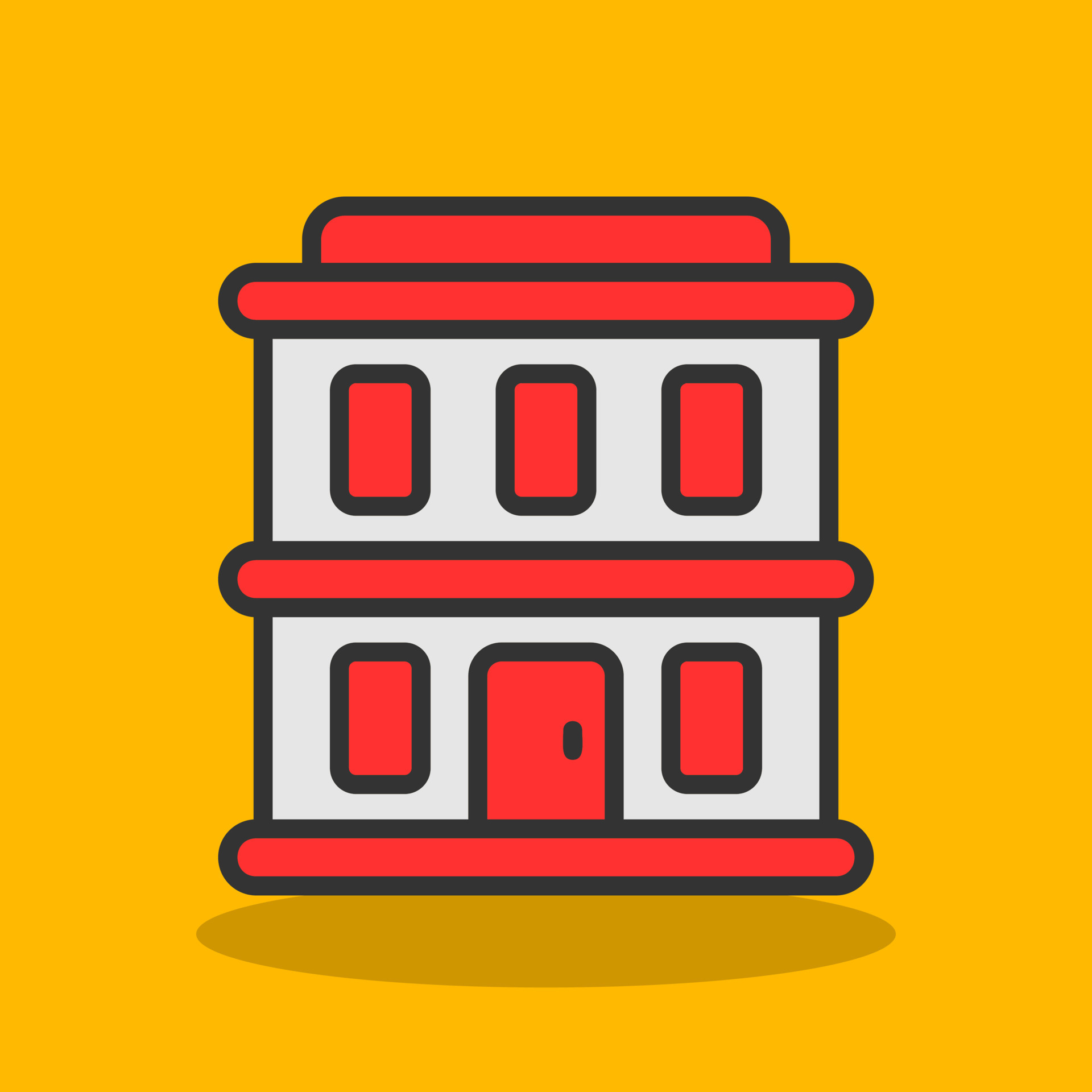 Building Vector Icon 19615352 Vector Art at Vecteezy