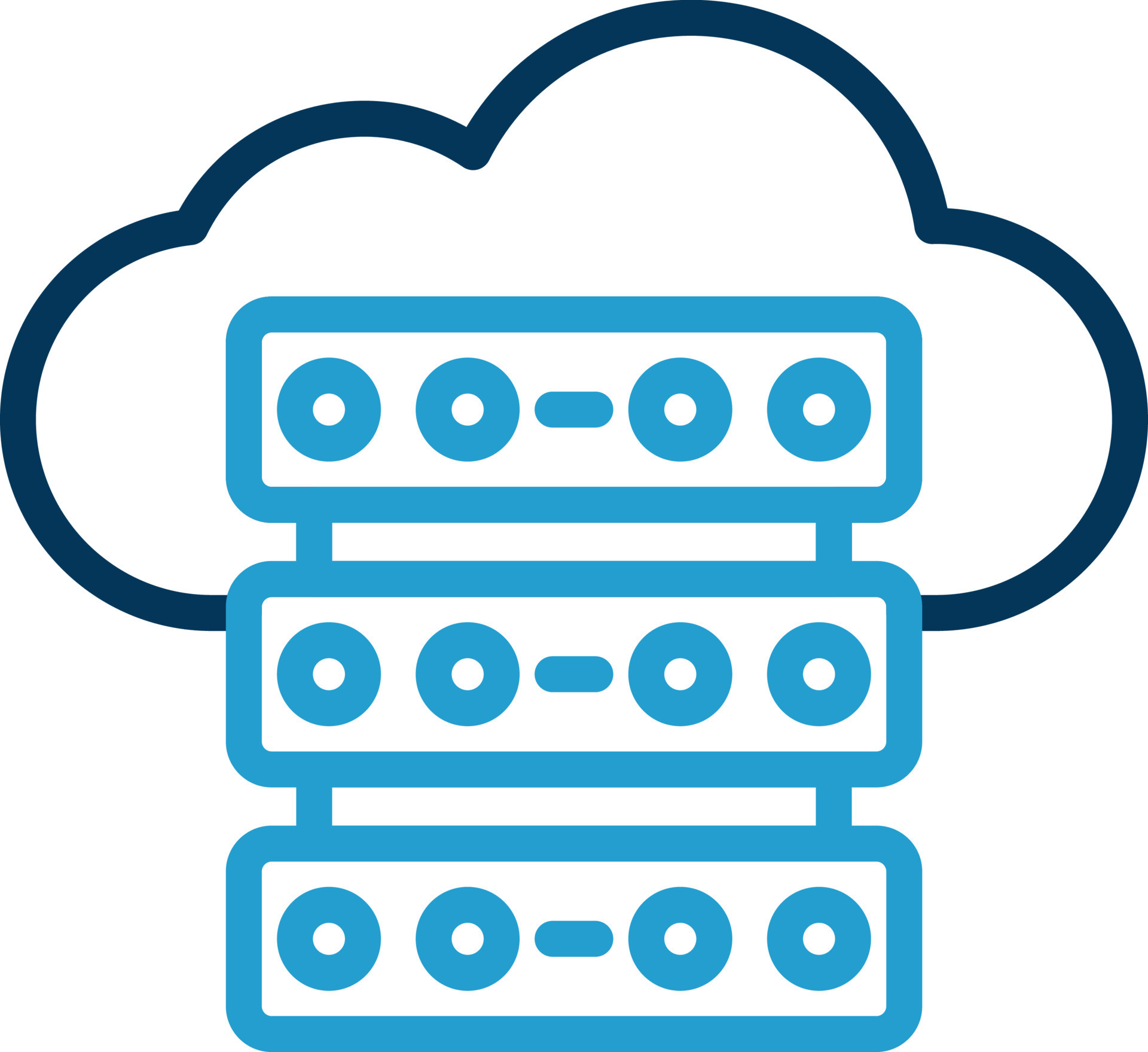 Database Vector Icon 19615410 Vector Art At Vecteezy