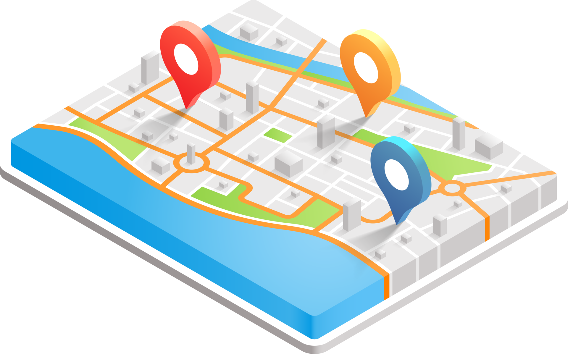 ciudad mapa símbolo color 19617302 PNG