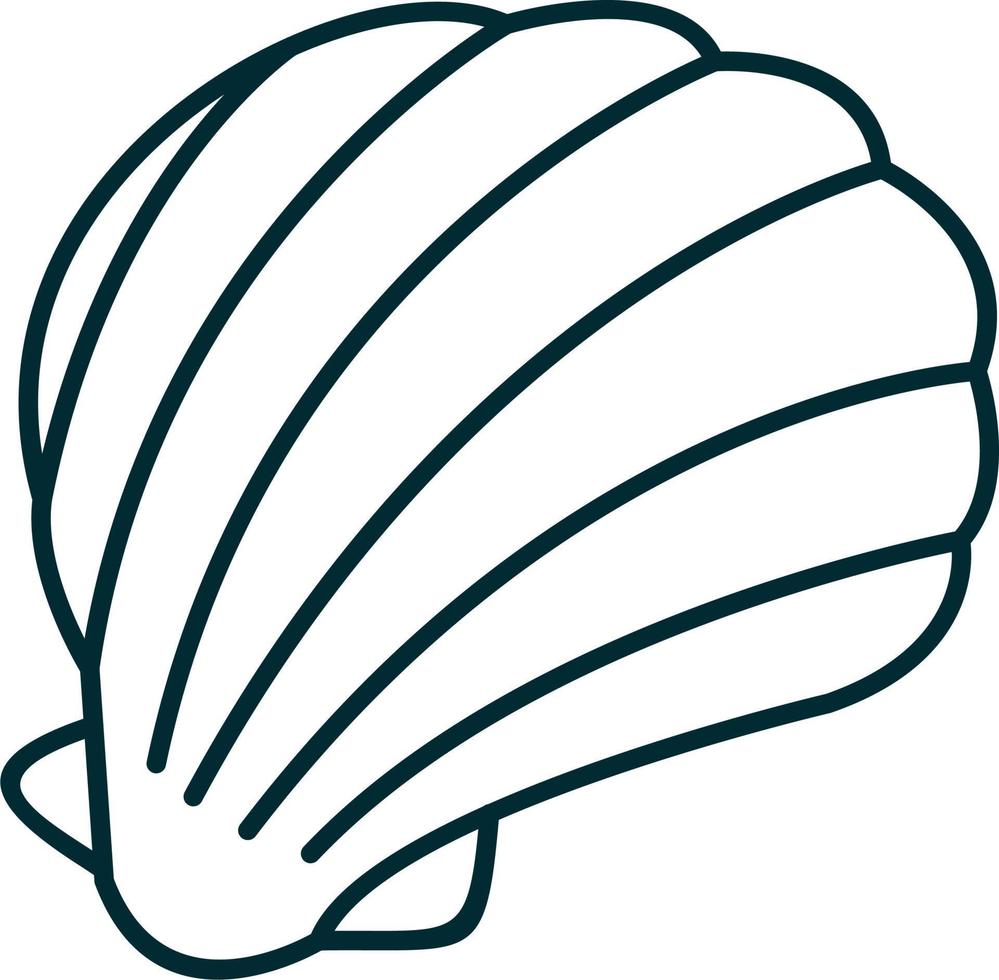 Shell Vector Icon 19618442 Vector Art at Vecteezy