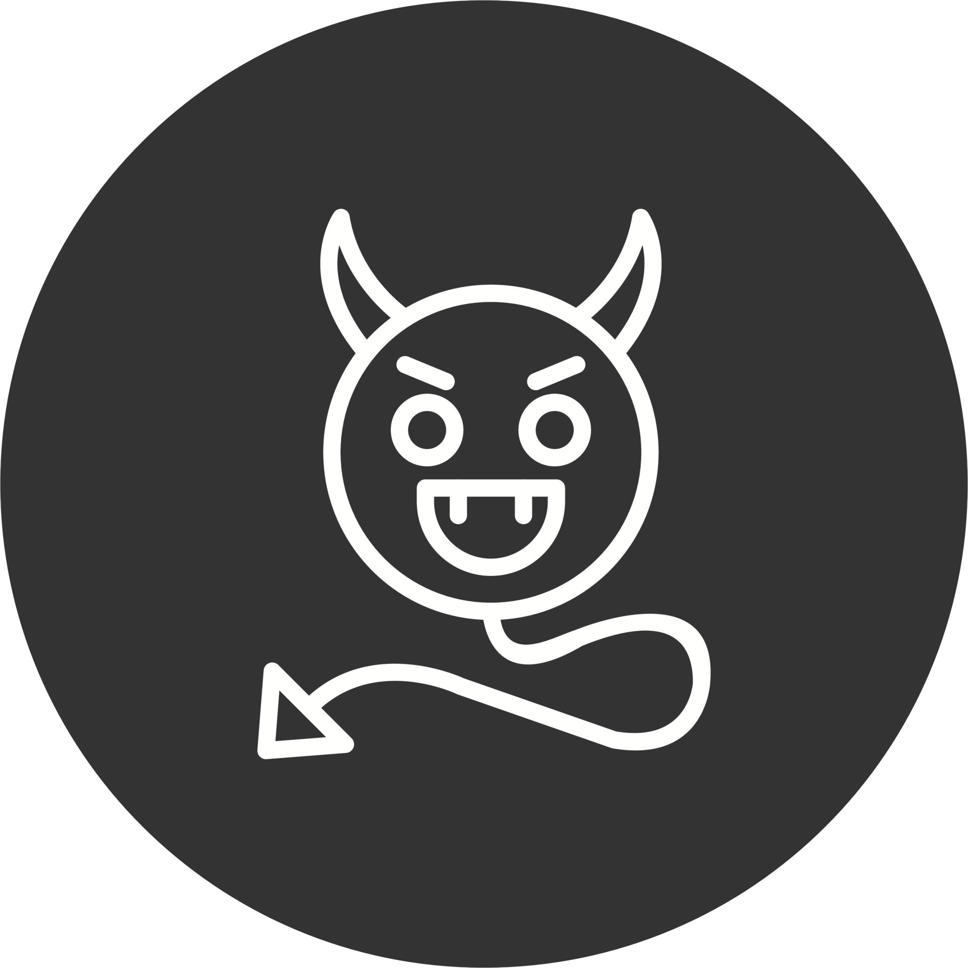 Evil Vector Icon 19619075 Vector Art at Vecteezy