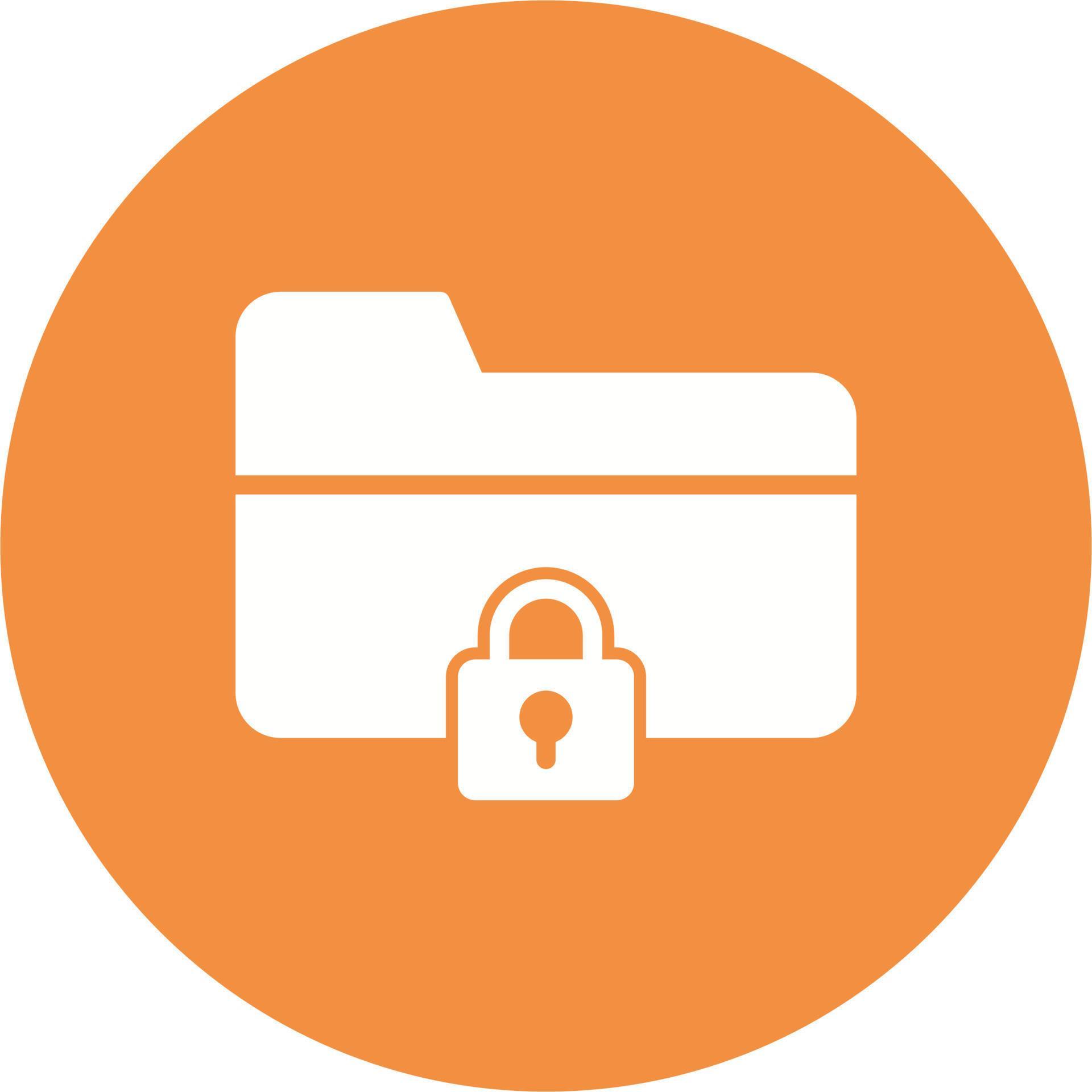 Folder Security Vector Icon 19629601 Vector Art at Vecteezy