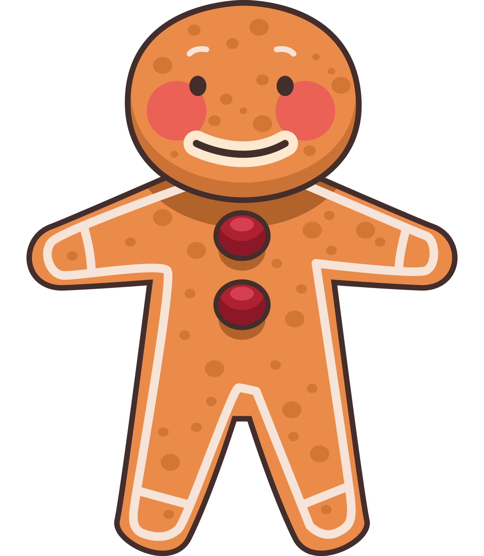christmas ginger cookie 19633948 PNG