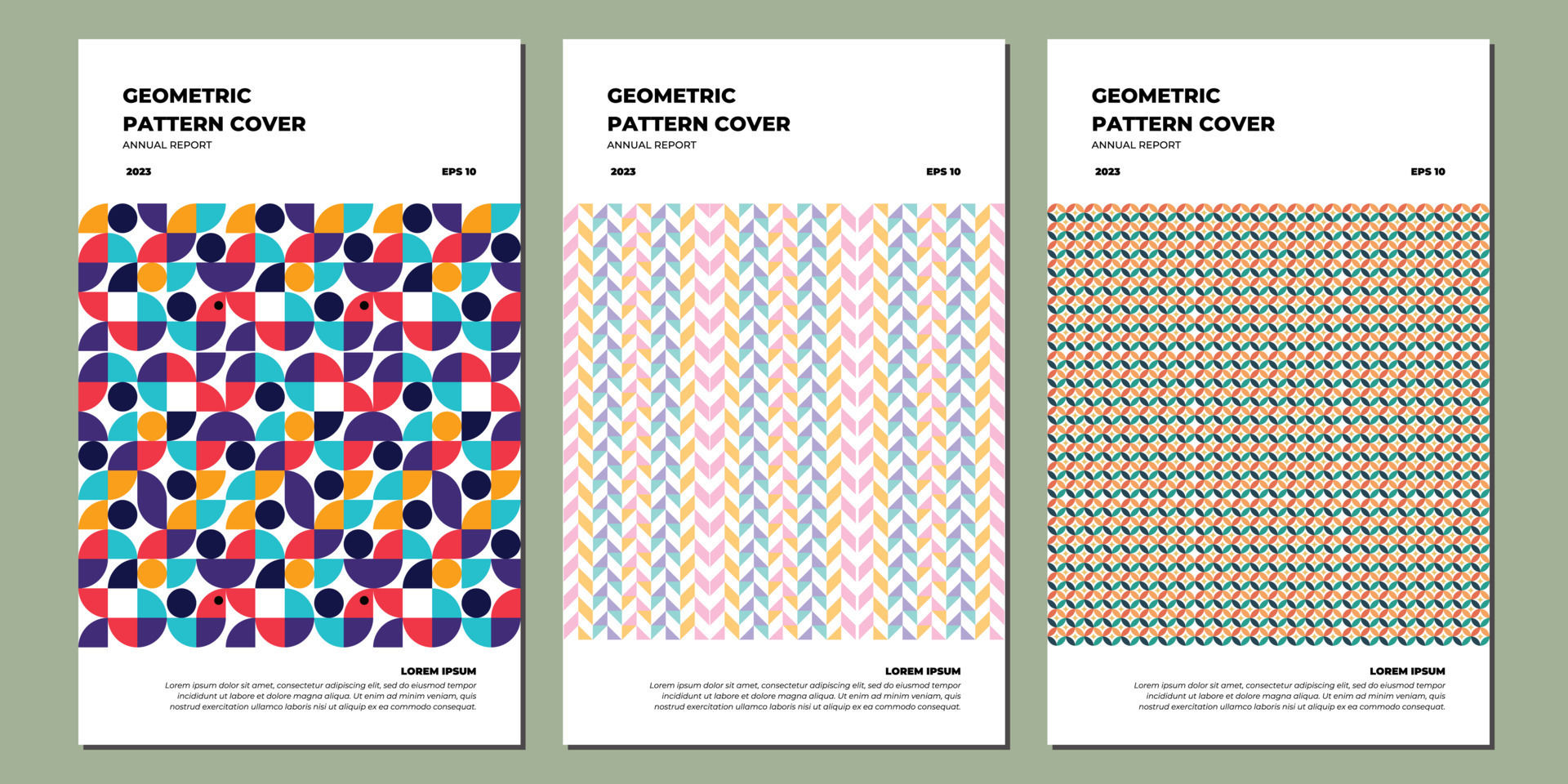 Simple brand book for company identity vector design layout collection ... Simple brand book for company identity vector design layout collection ...