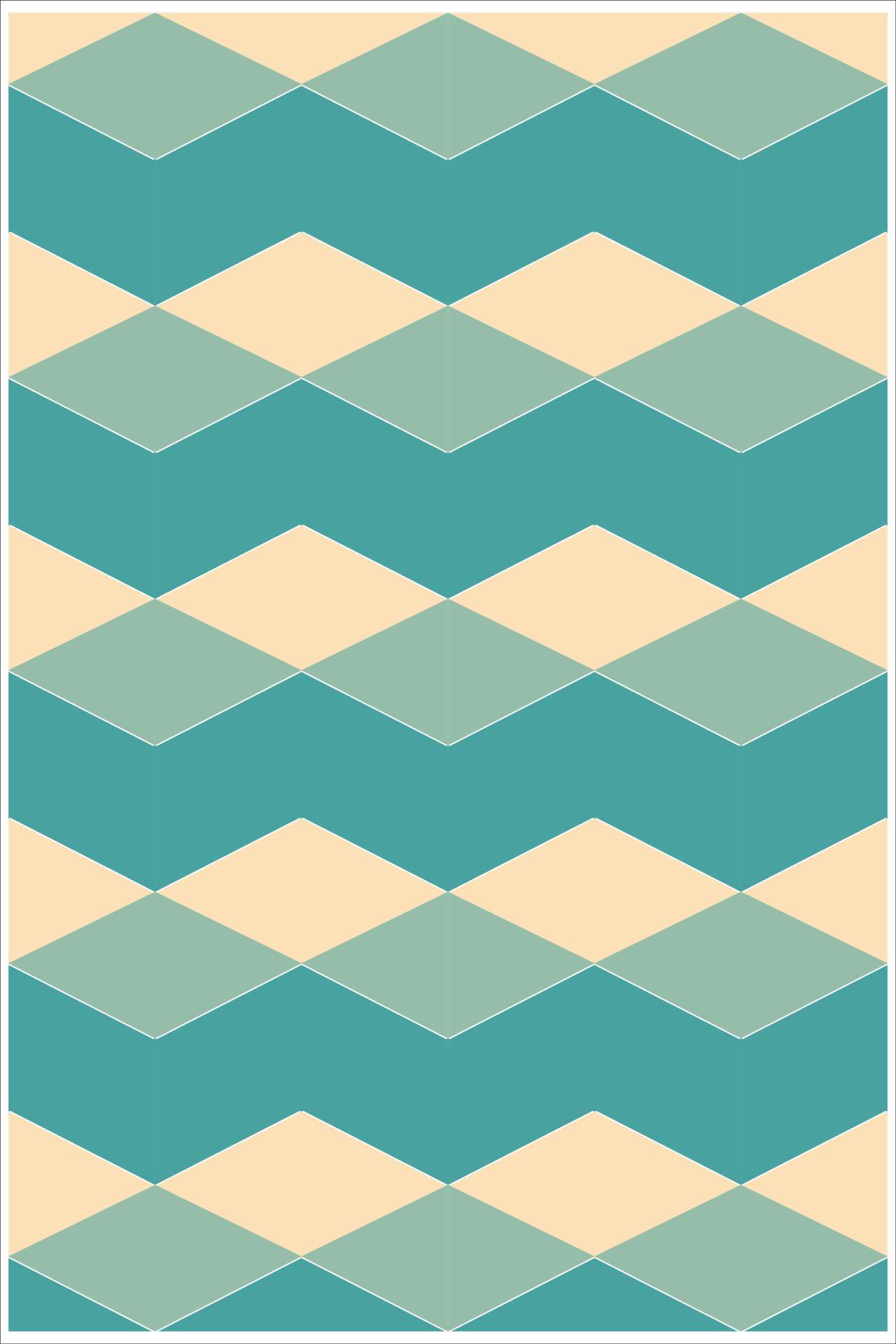 Quiet colored cube background made of triangular patterns with regular ...