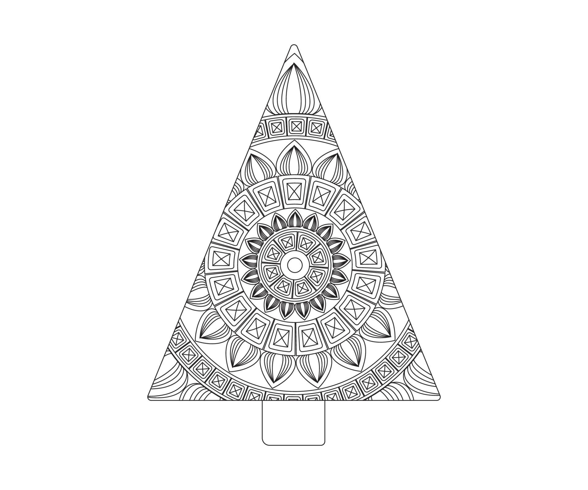 Free Christmas Tree Vector 19639900 Vector Art at Vecteezy