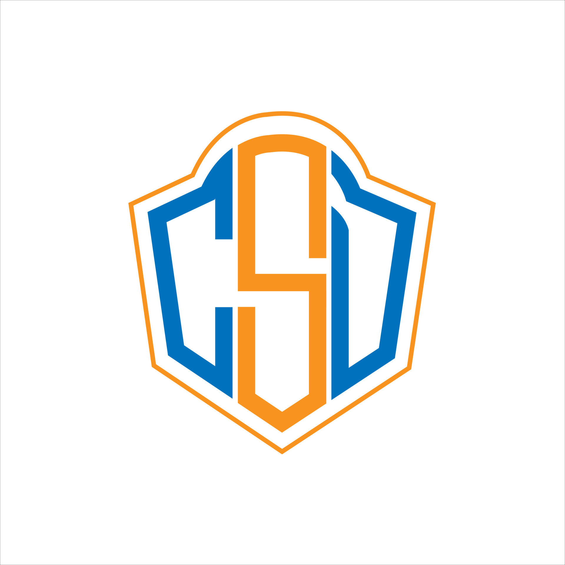 CSD abstract monogram shield logo design on white background. CSD ... CSD abstract monogram shield logo design on white background. CSD ...