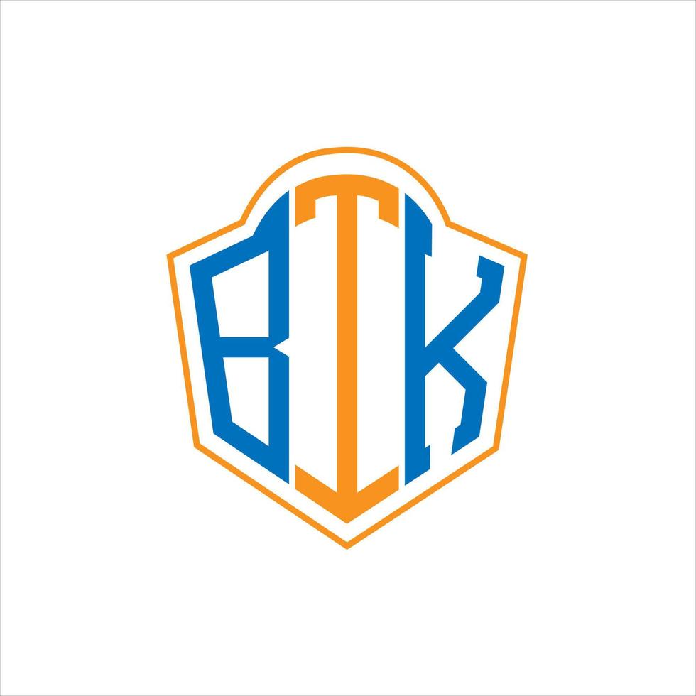 BTK abstract monogram shield logo design on white background. BTK ... BTK abstract monogram shield logo design on white background. BTK ...