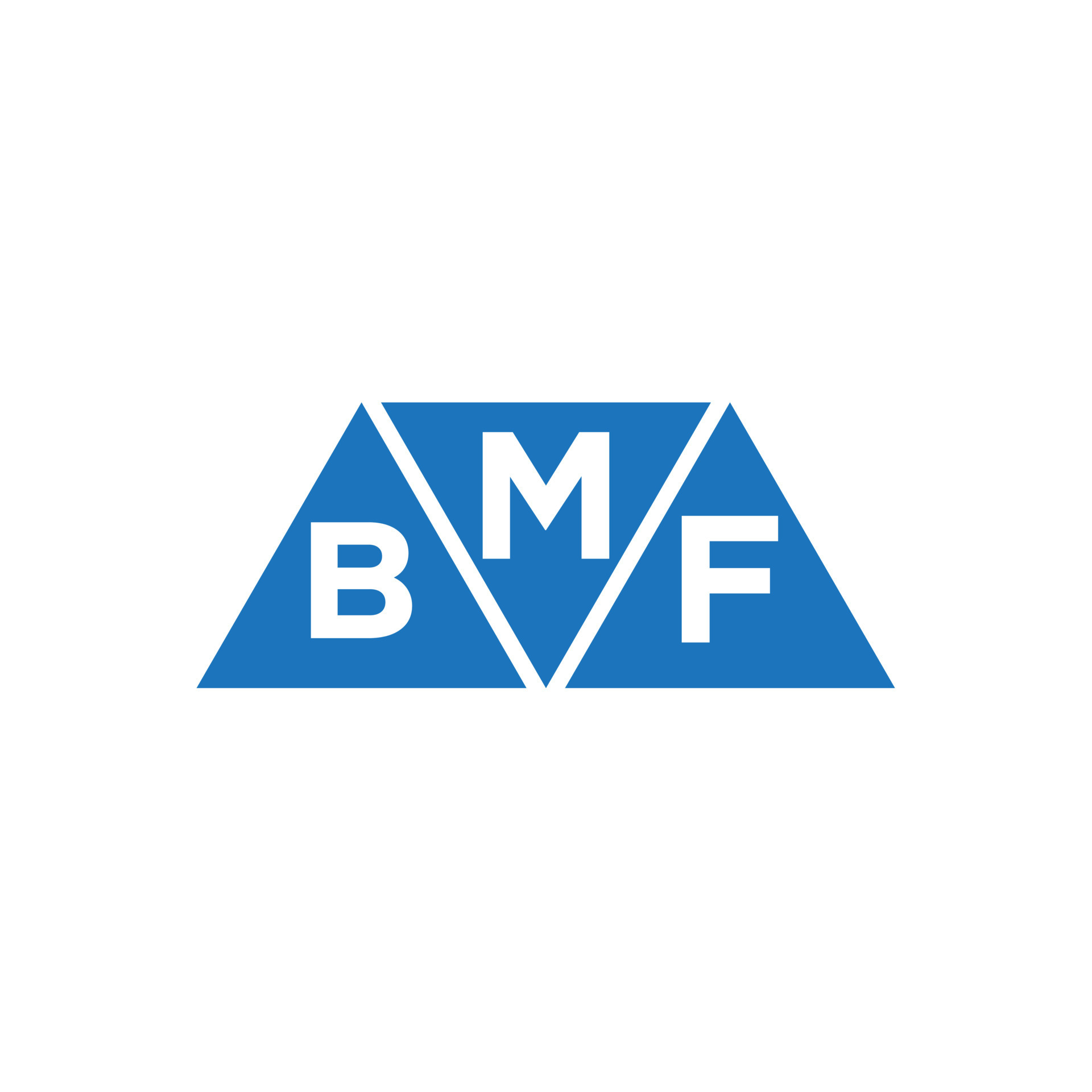 Mbf Abstract Initial Logo Design On White Background Mbf Creative Initials Letter Logo Concept