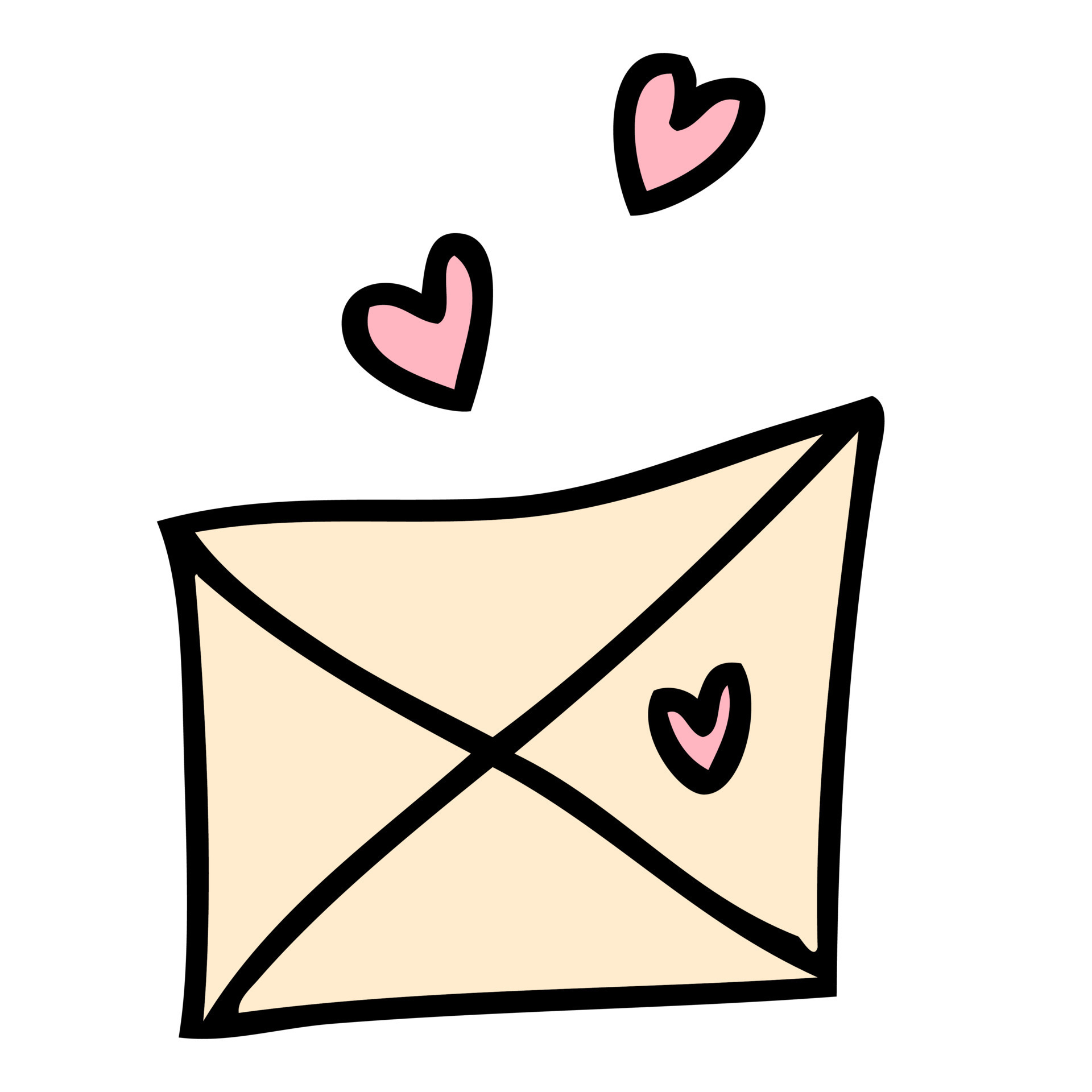 Hand Drawn Valentine Envelope Love Letter In Doodle Style Perfect For hand-drawn-valentine-envelope-love-letter-in-doodle-style-perfect-for