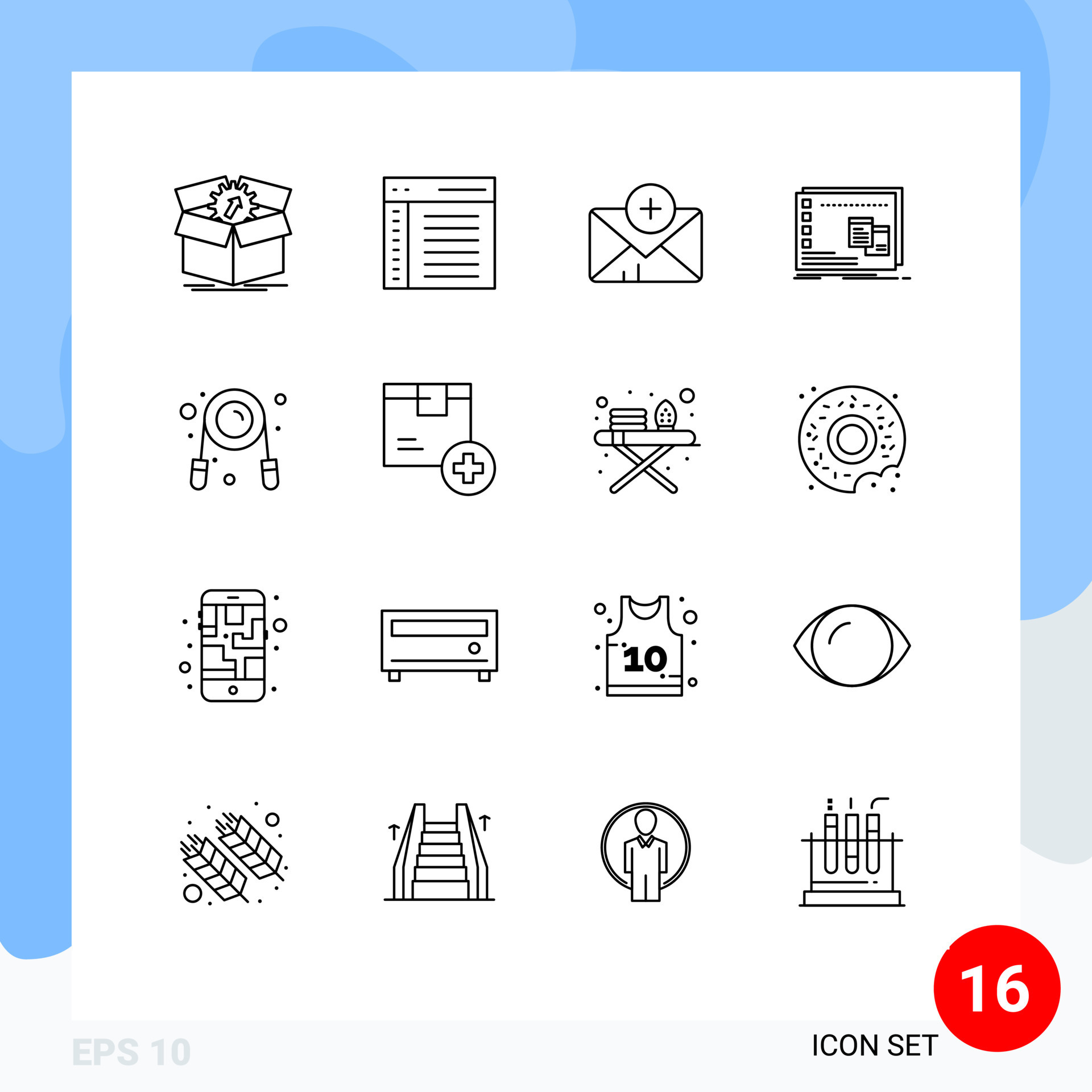 Pack Of 16 Creative Outlines Of Program Operational Interface Mac Mail