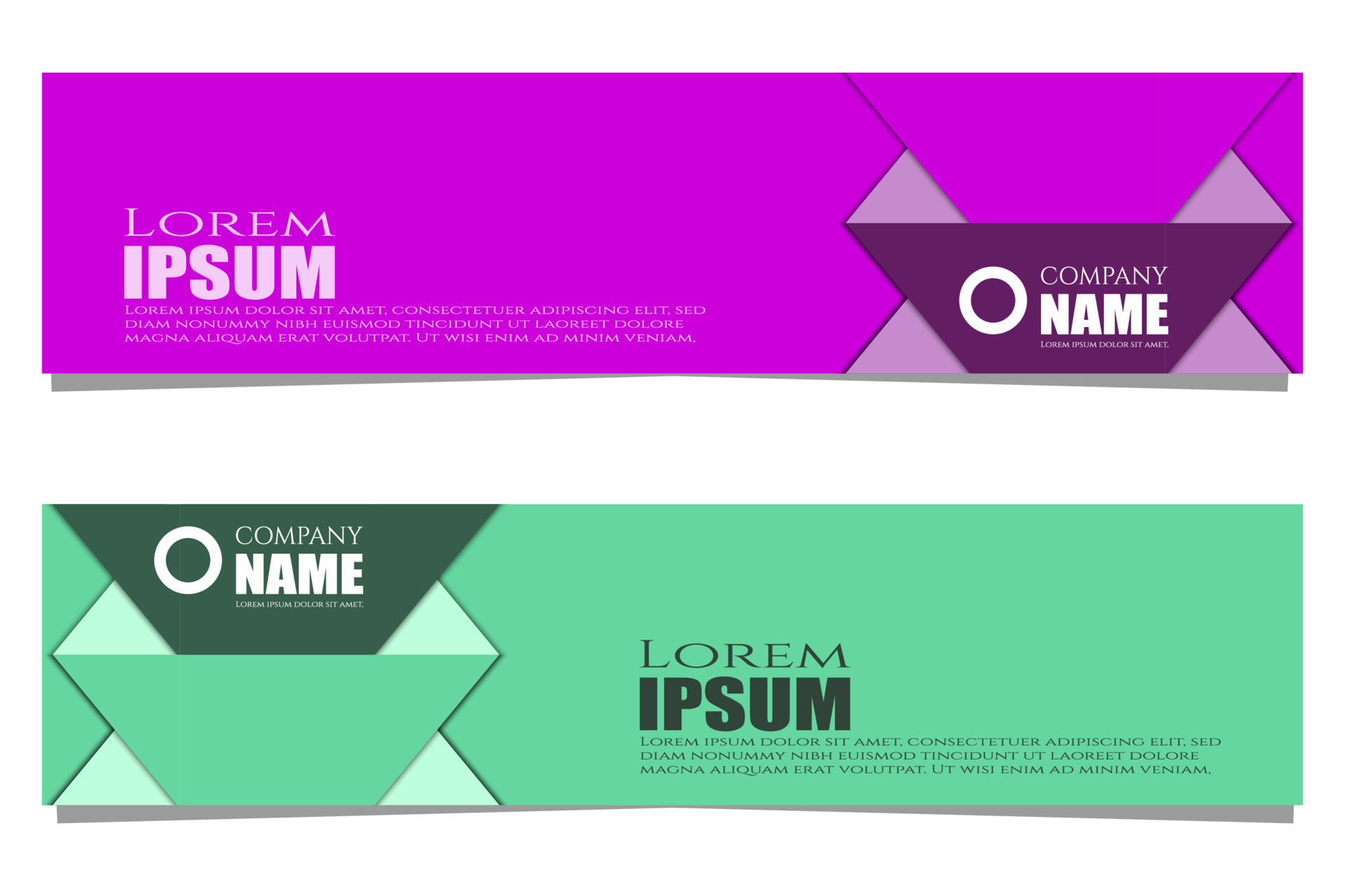 banner simple design 19660579 Vector Art at Vecteezy